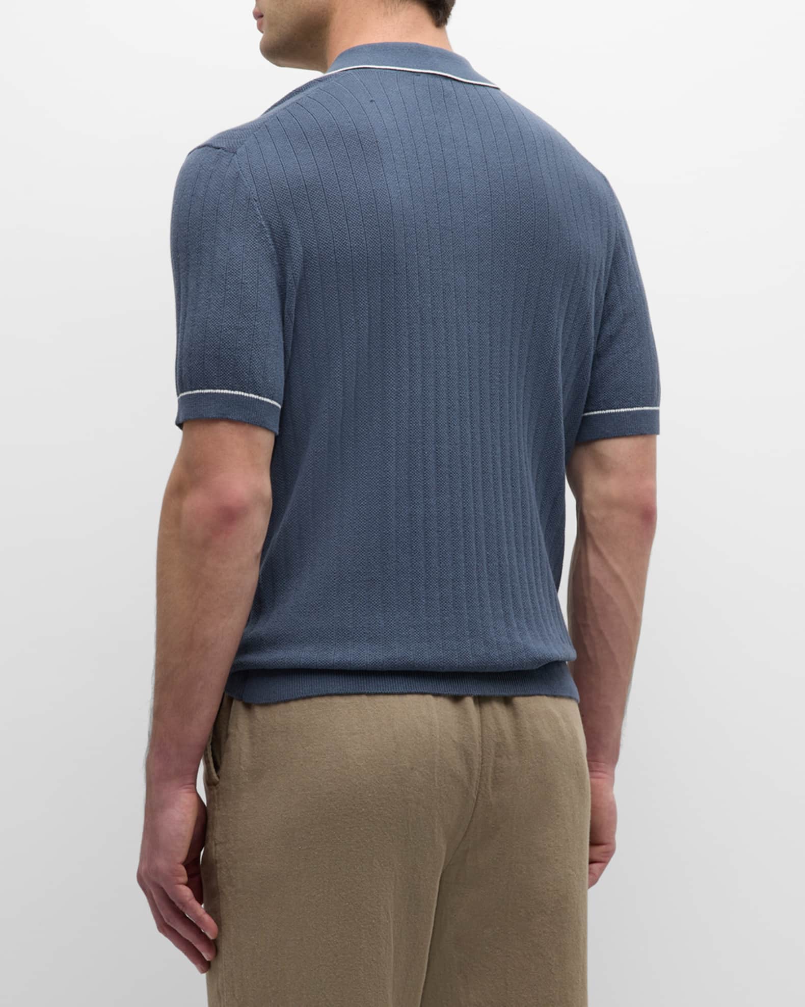 Rails Men's Hardy Ribbed Polo Shirt | Neiman Marcus