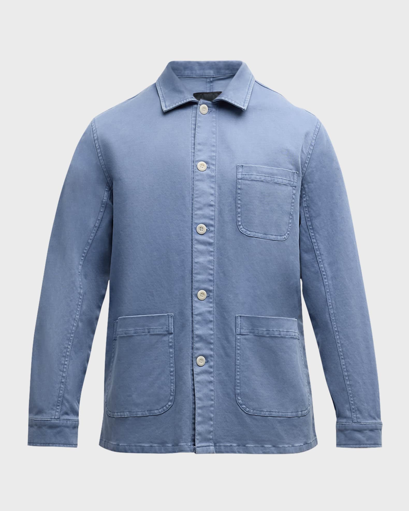 Rails Men's Luc Lightweight Cotton Chore Jacket | Neiman Marcus