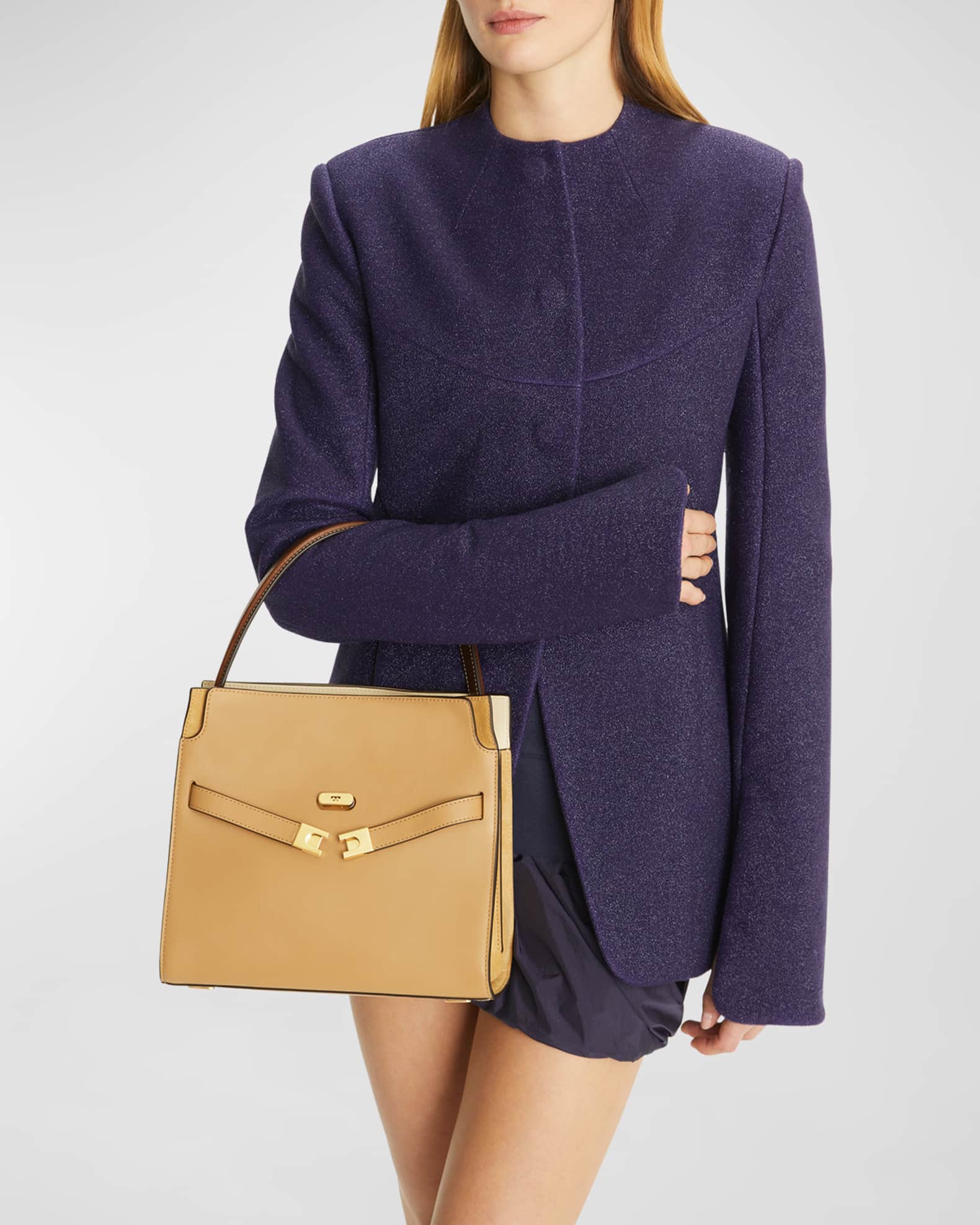 Tory Burch Lee Radziwill Small Double Bag | Neiman Marcus