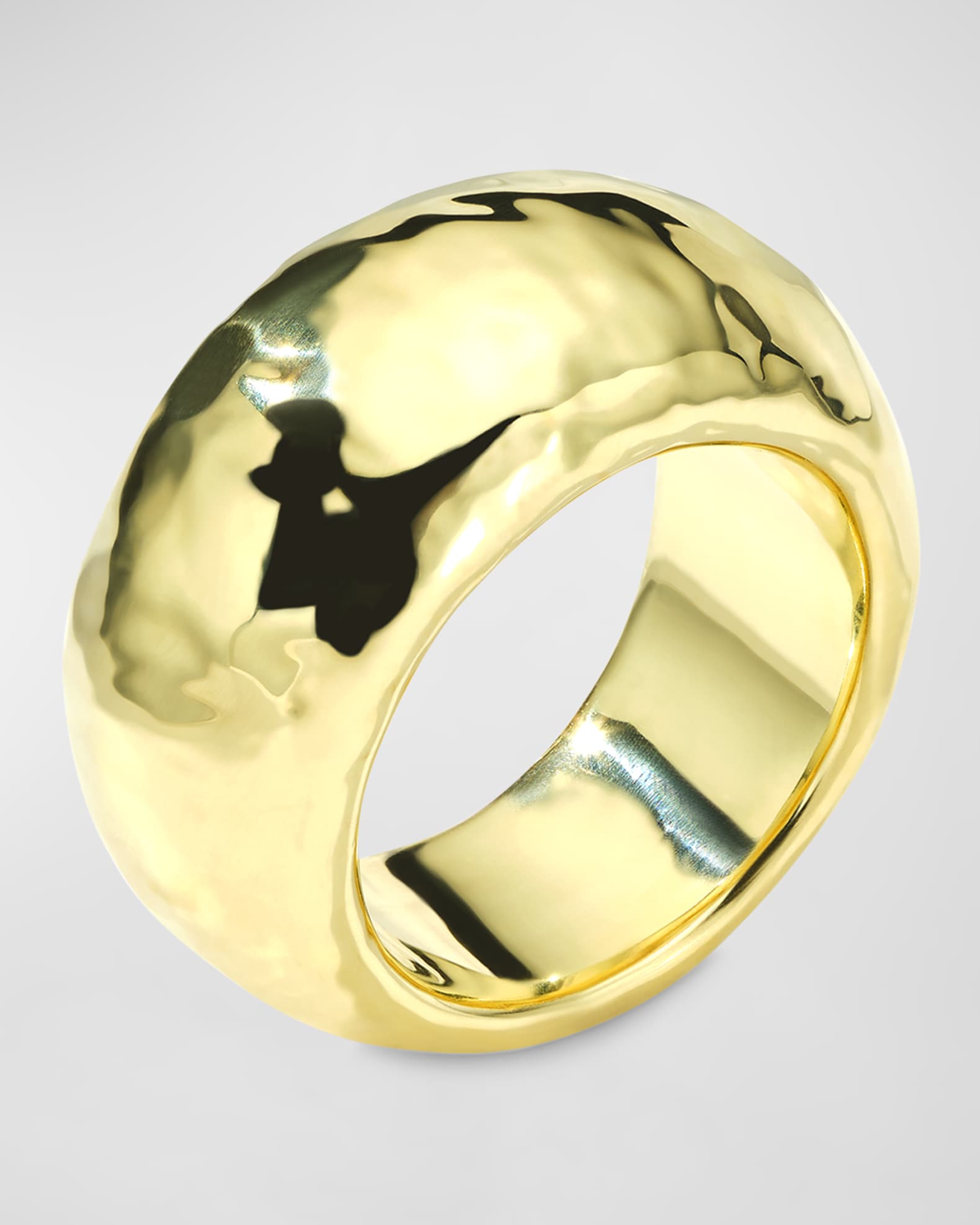 Ippolita 18k Yellow Gold Wide Band Ring, Size 7 | Neiman Marcus
