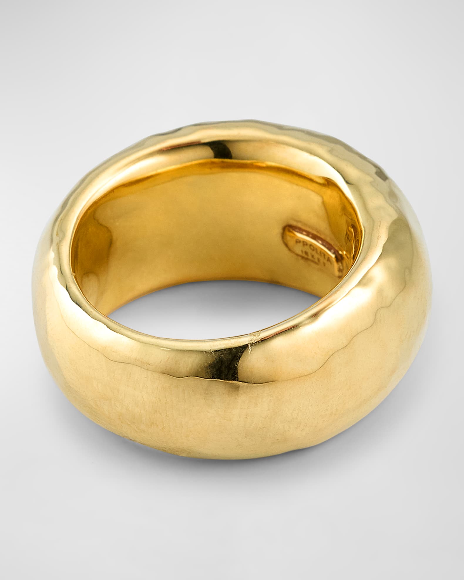 Ippolita 18k Yellow Gold Wide Band Ring, Size 7 | Neiman Marcus