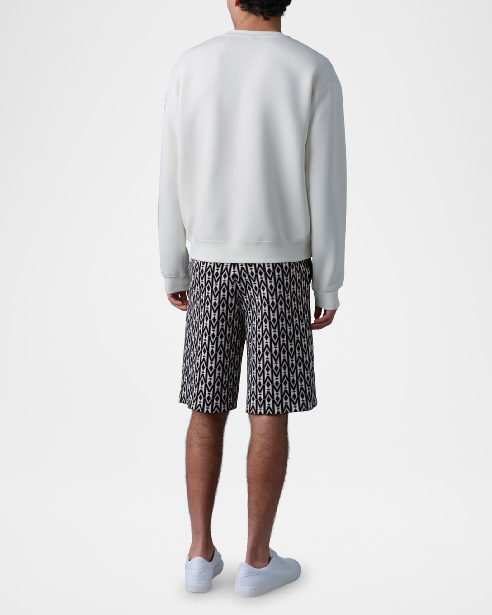 Mackage Men's Julian Jersey Crewneck Sweater | Neiman Marcus