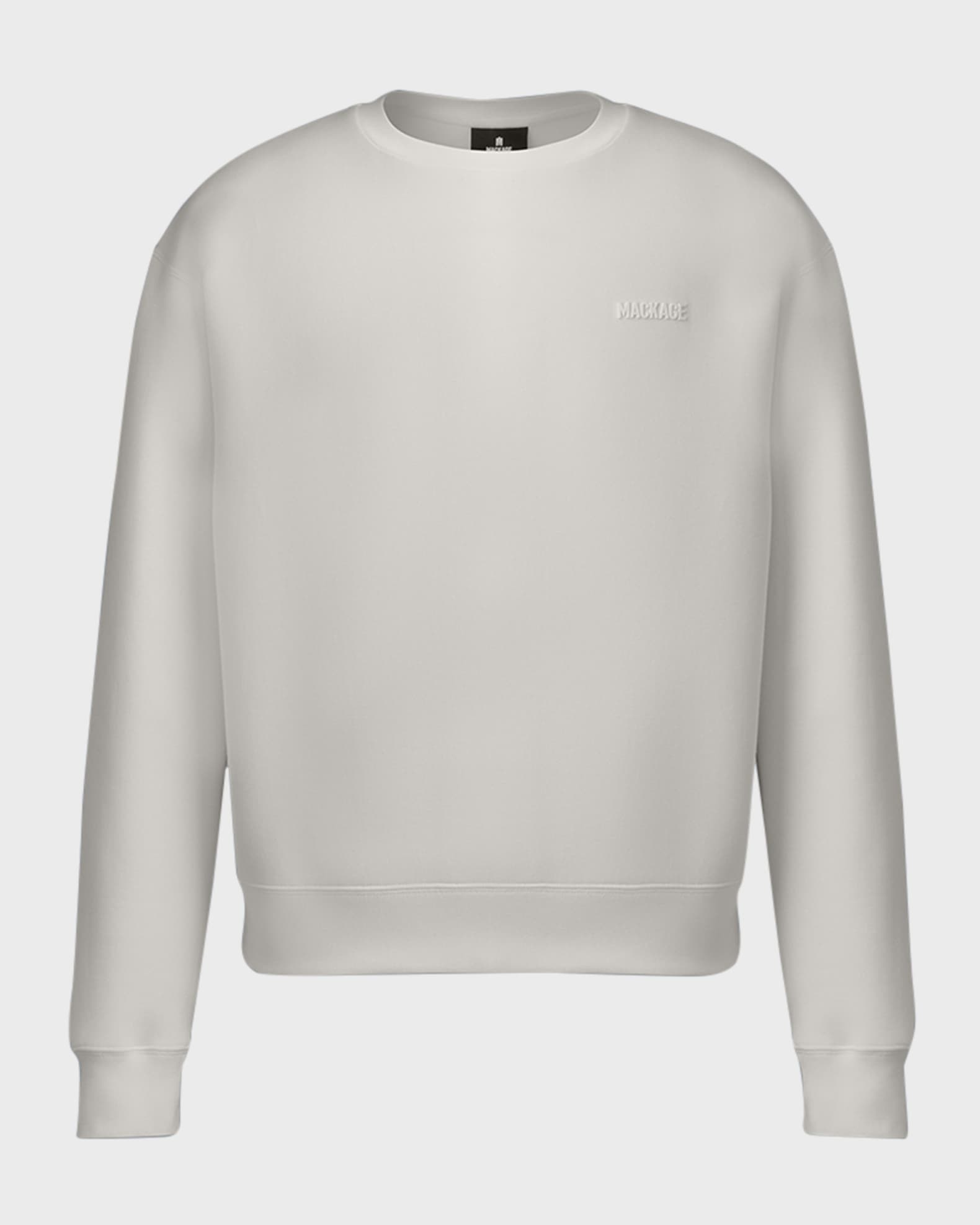 Mackage Men's Julian Jersey Crewneck Sweater | Neiman Marcus