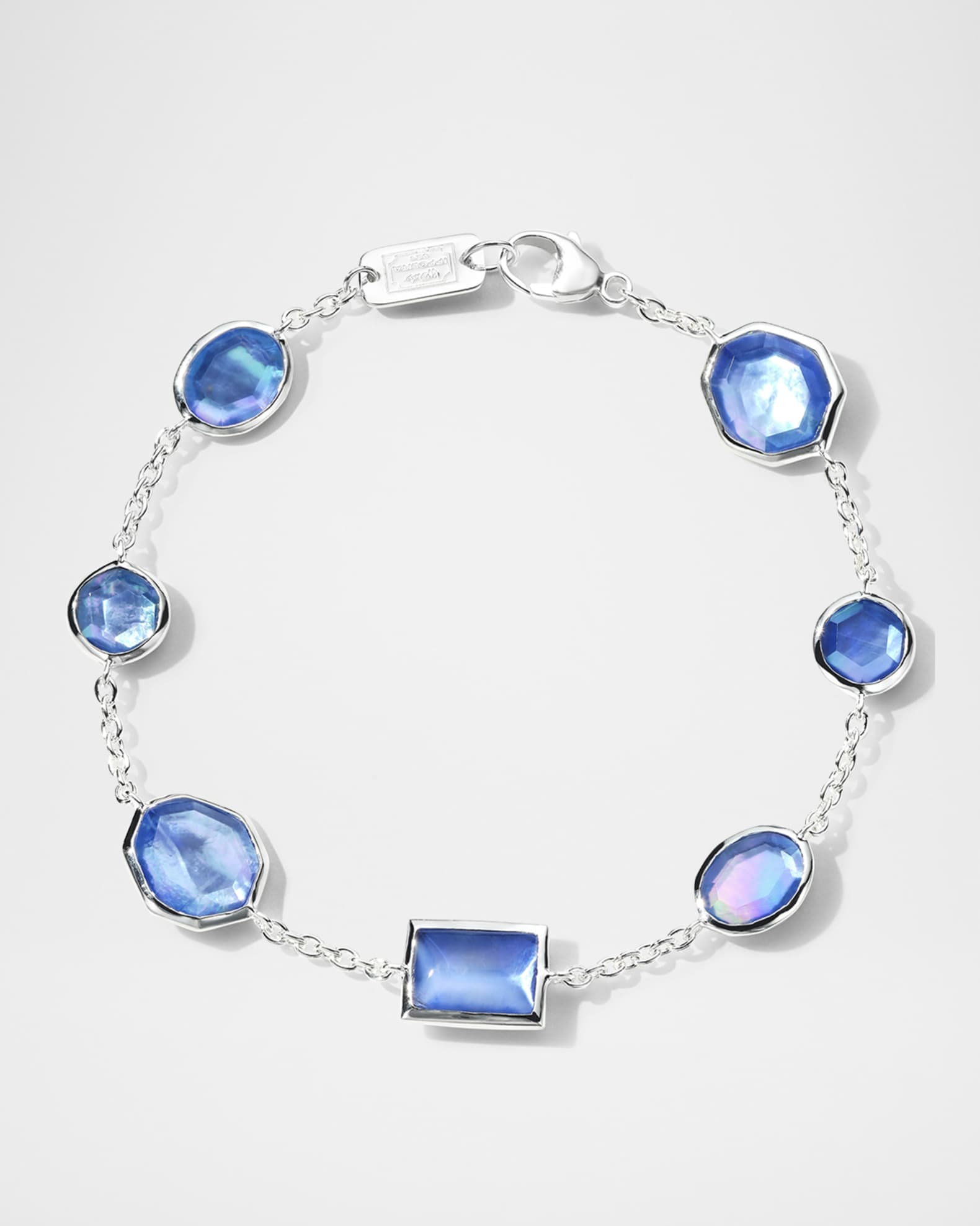 Ippolita 925 Rock Candy Mixed-Cut Station Bracelet in Royal Blue ...
