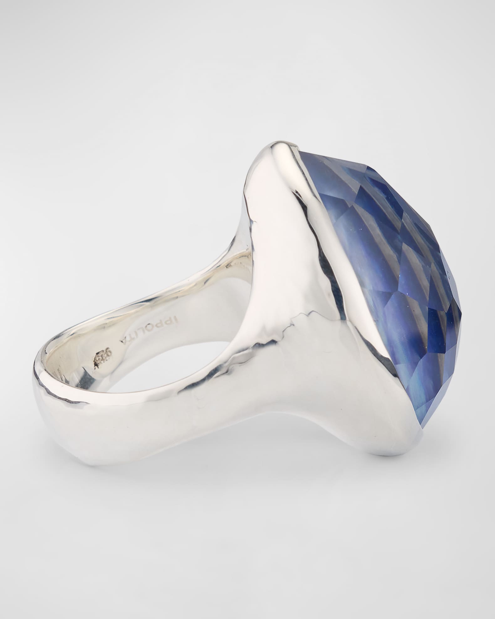 Ippolita Rock Candy Teardrop Ring in Clear Quartz, MOP and Lapis ...