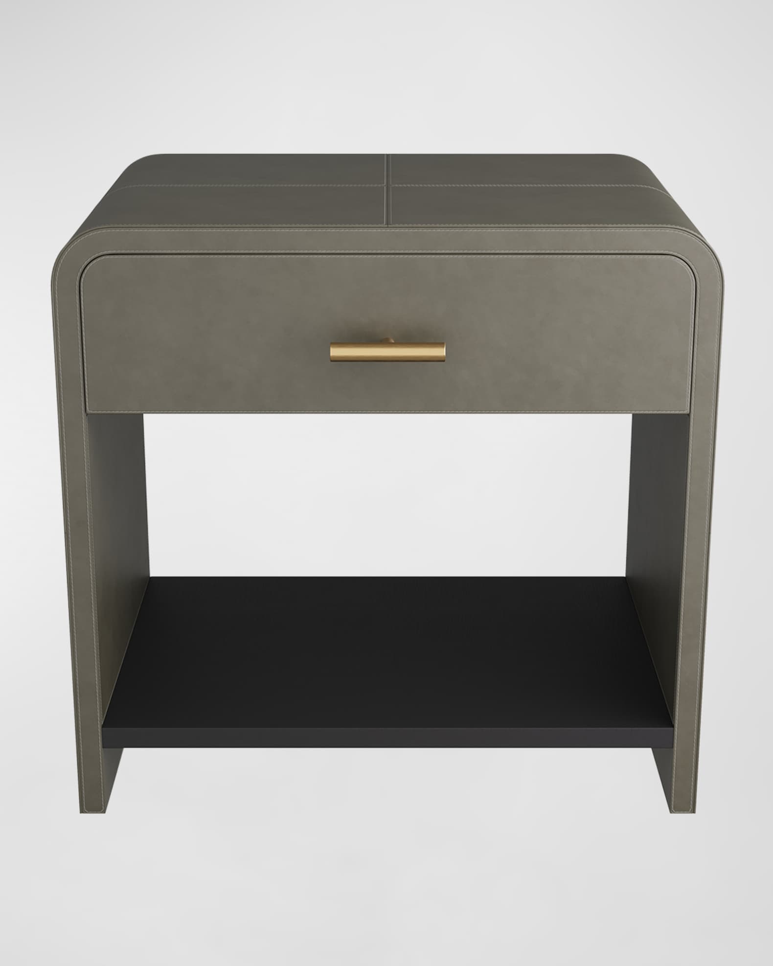 Arteriors Buchanan Leather Side Table | Neiman Marcus