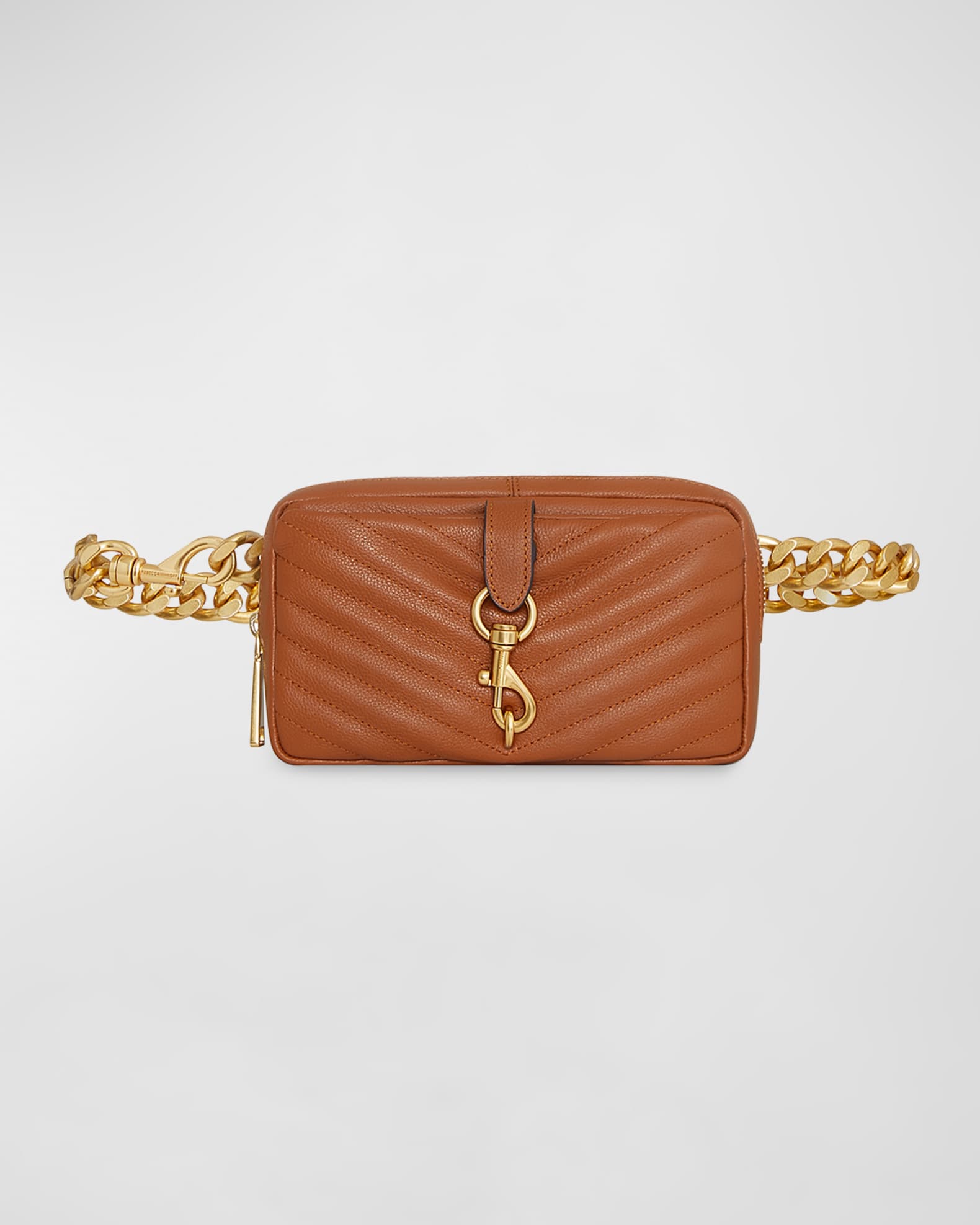 Rebecca Minkoff Edie Quilted Chain Belt Bag | Neiman Marcus