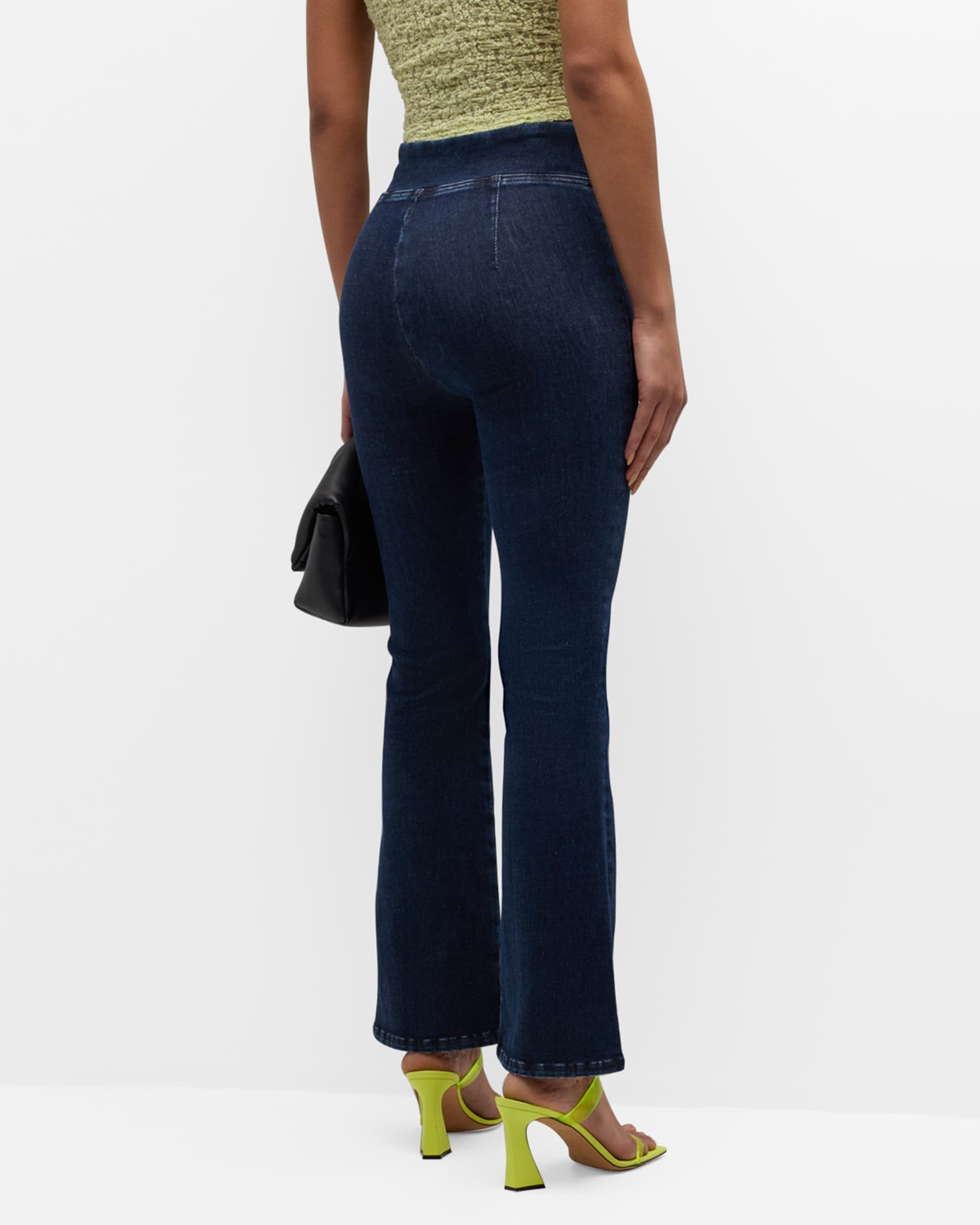 FRAME The Jetset Crop Mini Bootcut Jeans | Neiman Marcus
