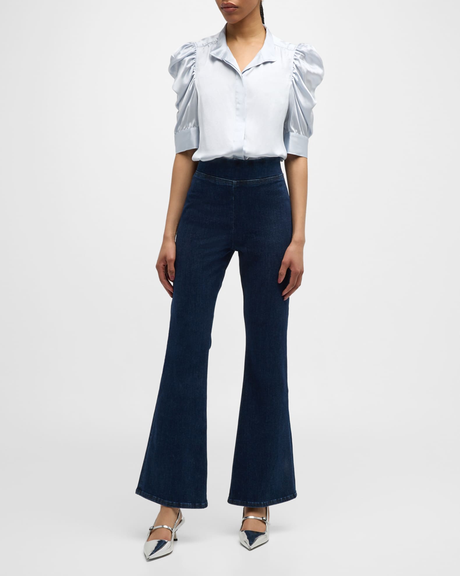 FRAME The Jetset Flare Jeans | Neiman Marcus