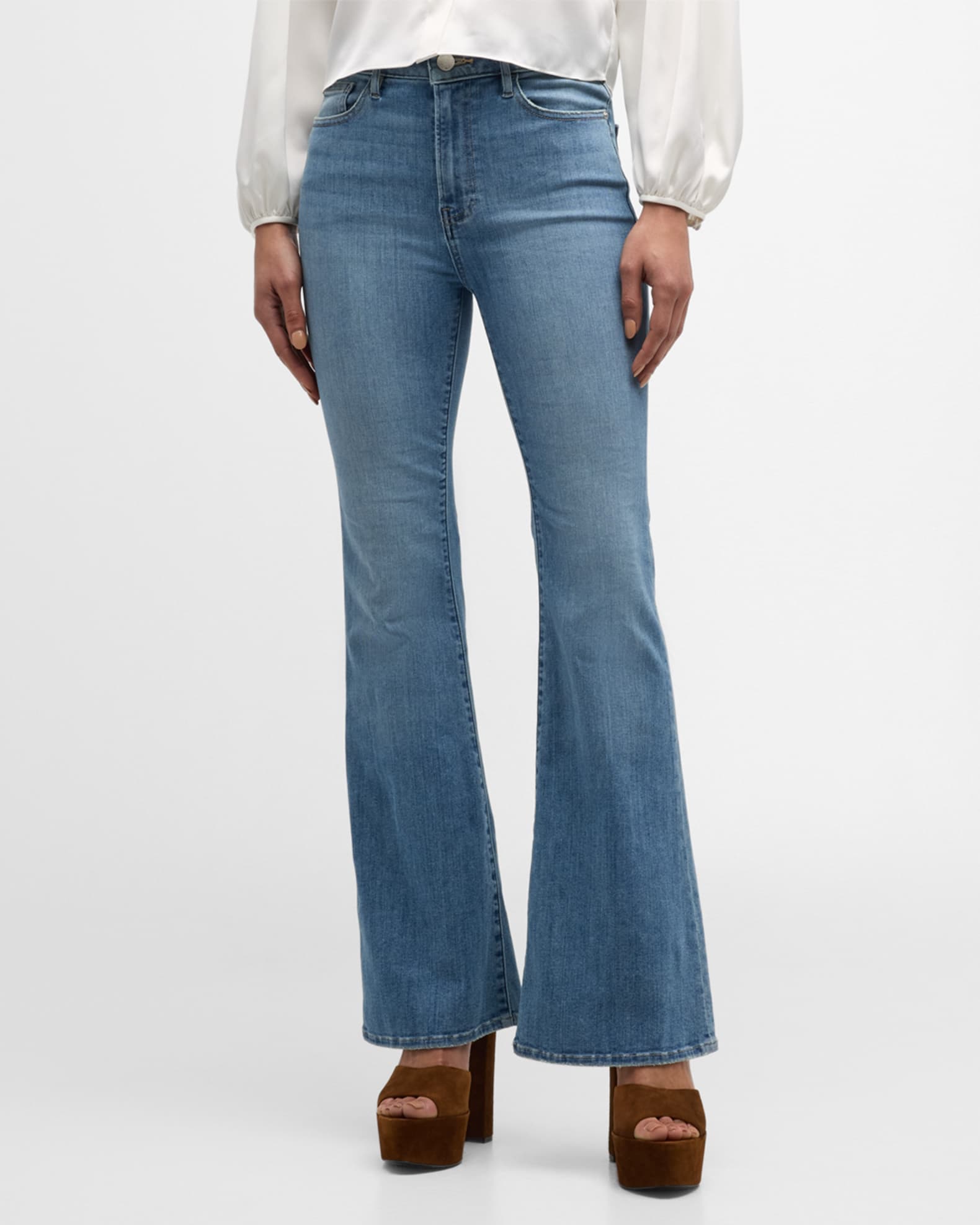 FRAME Le Easy Flare Jeans | Neiman Marcus