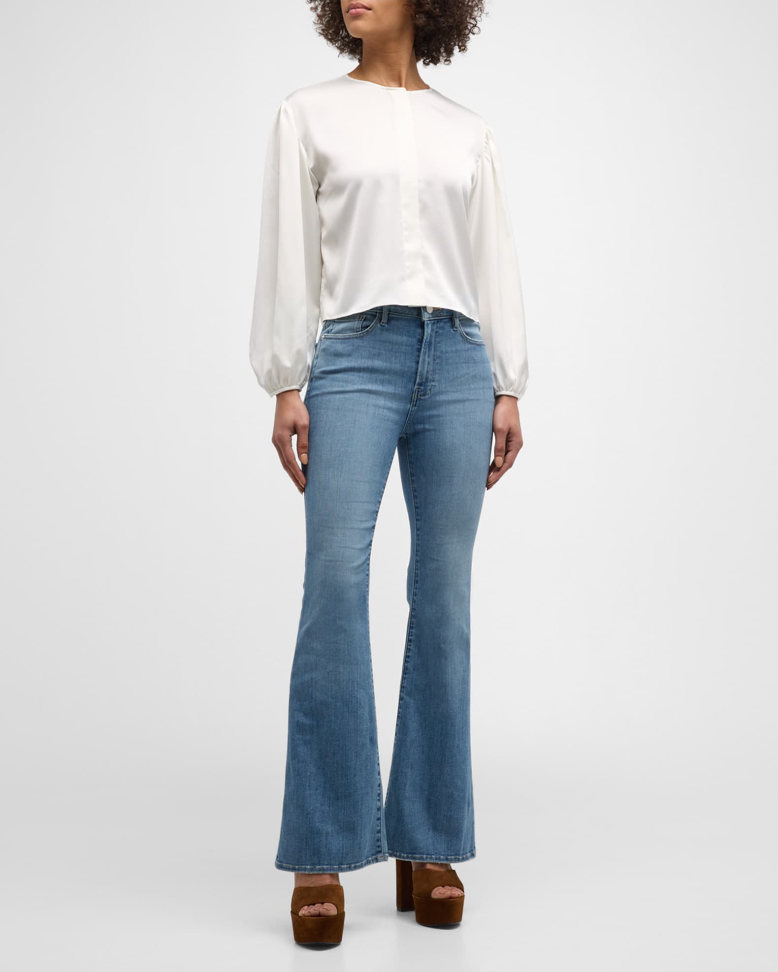 FRAME Le Easy Flare Jeans | Neiman Marcus