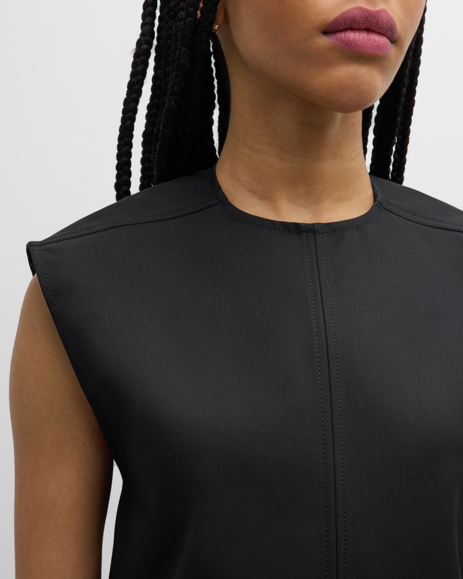 Toteme Sleeveless Twisted Seam Top | Neiman Marcus