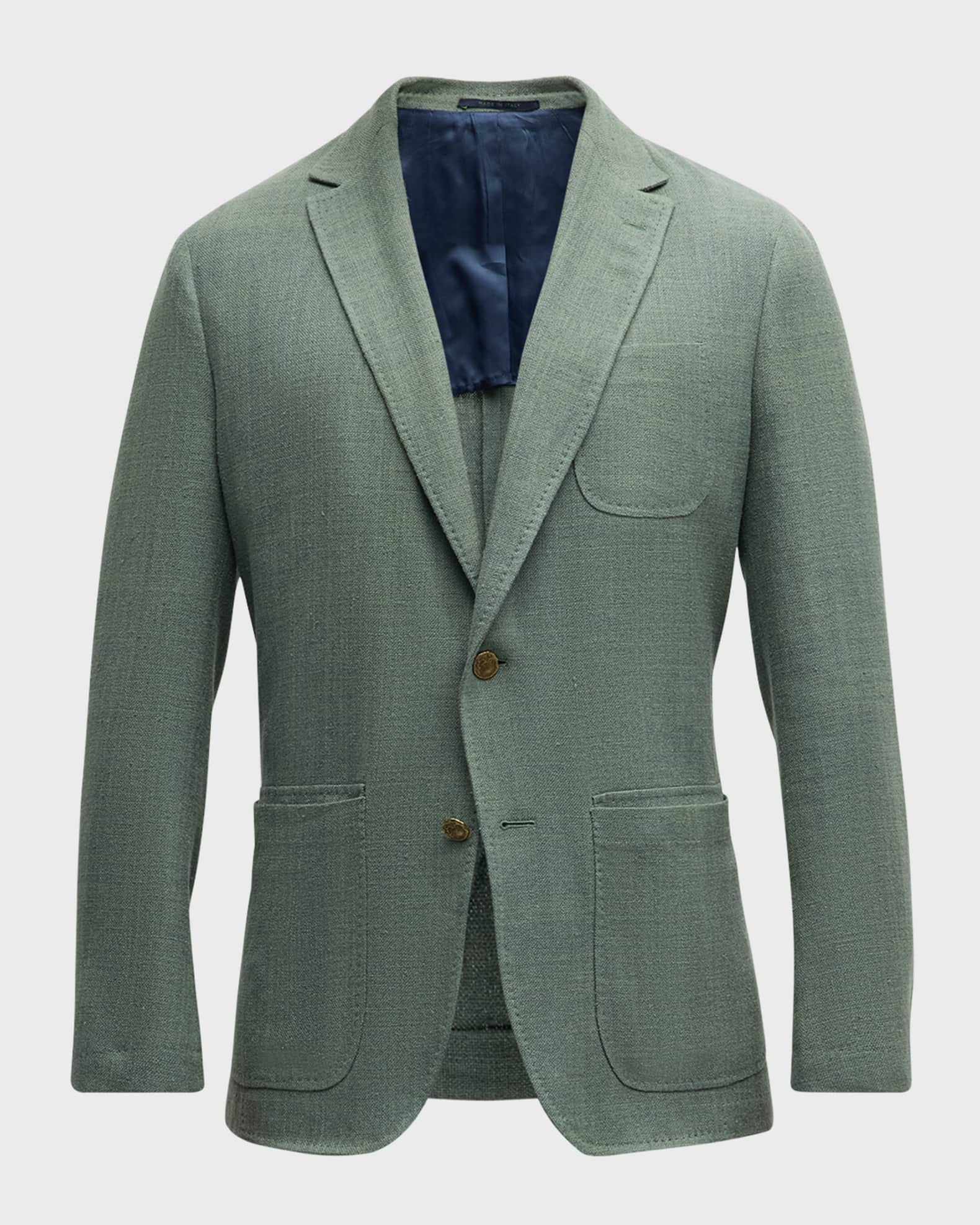Sid Mashburn Men's Ghost Matka Single-Breasted Blazer | Neiman Marcus