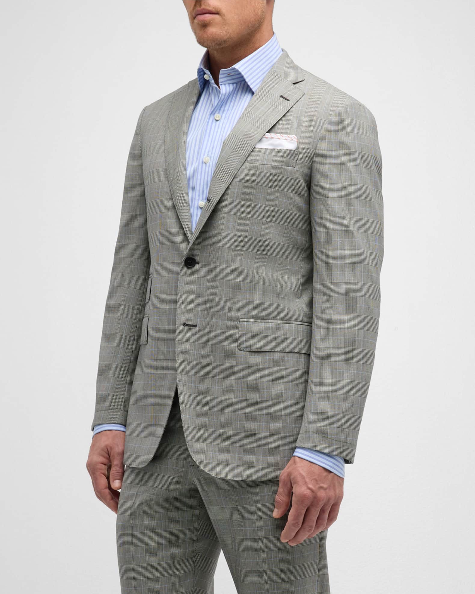 Sid Mashburn Men's Virgil No. 3 Prince of Wales Suit | Neiman Marcus