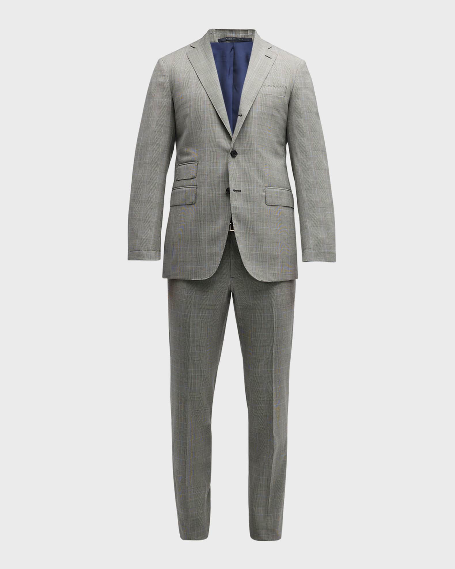 Sid Mashburn Men's Virgil No. 3 Prince of Wales Suit | Neiman Marcus