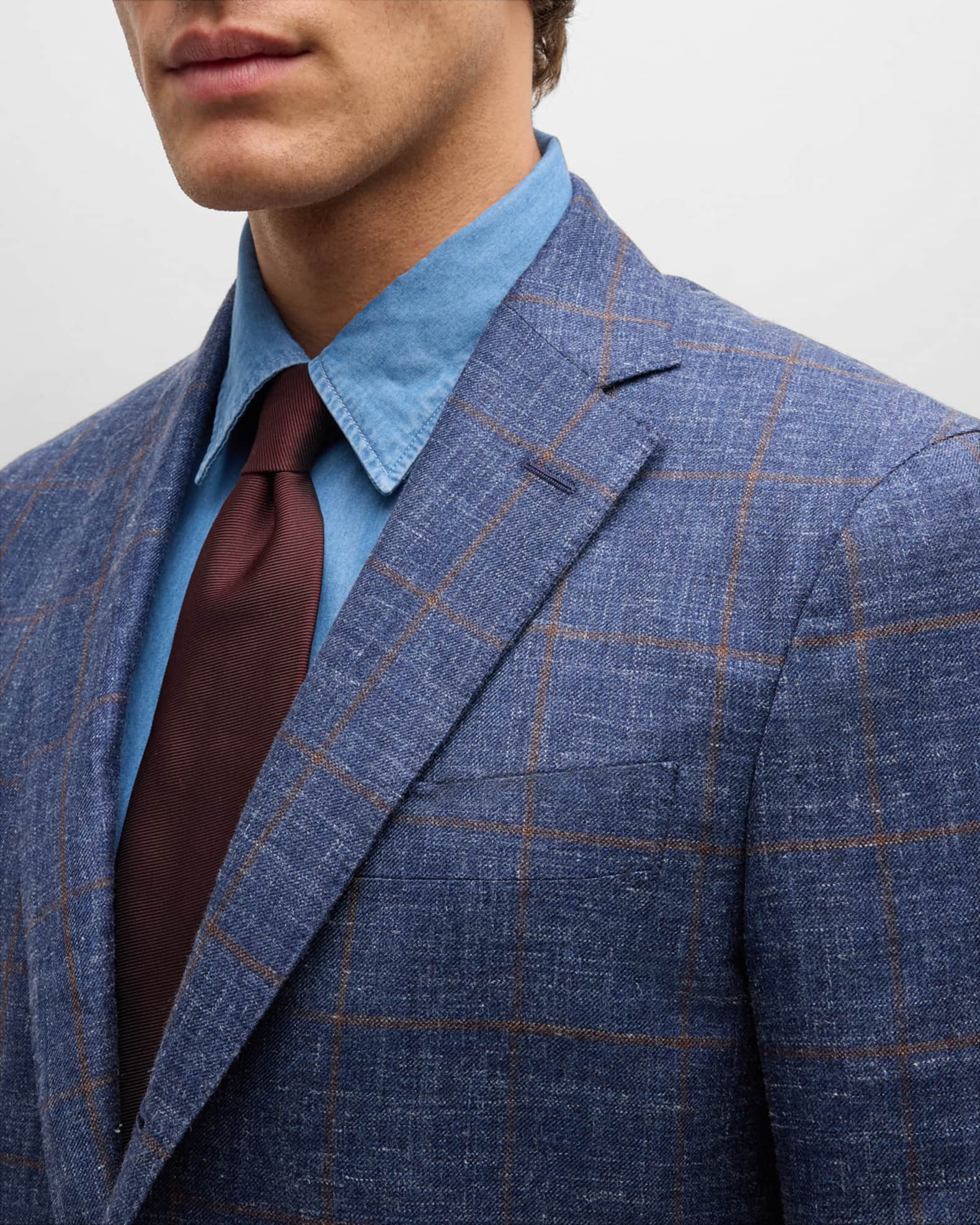 Sid Mashburn Men's Virgil No. 2 Plaid Twill Sport Coat | Neiman Marcus