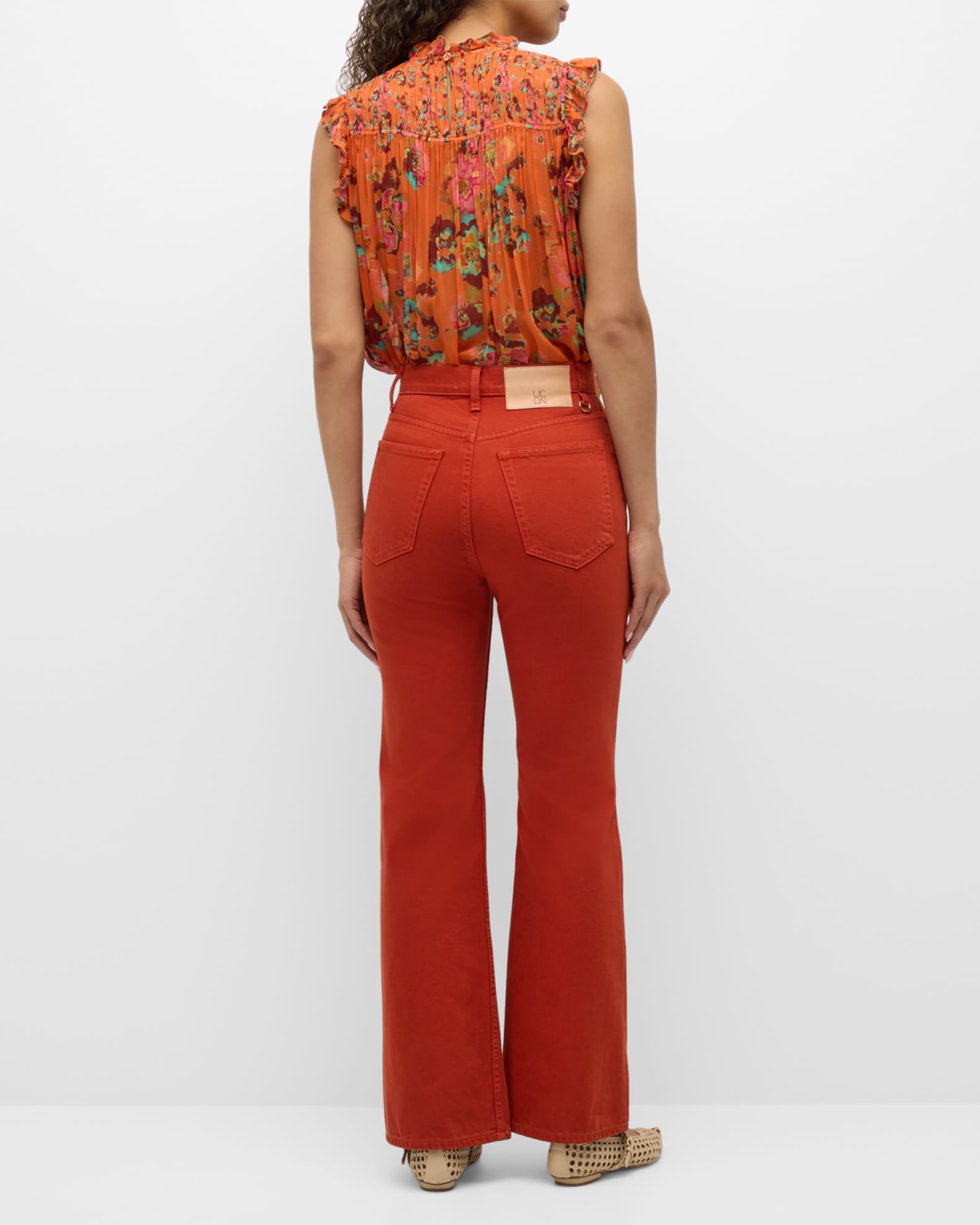 Ulla Johnson The Lou Flare Denim Jeans | Neiman Marcus