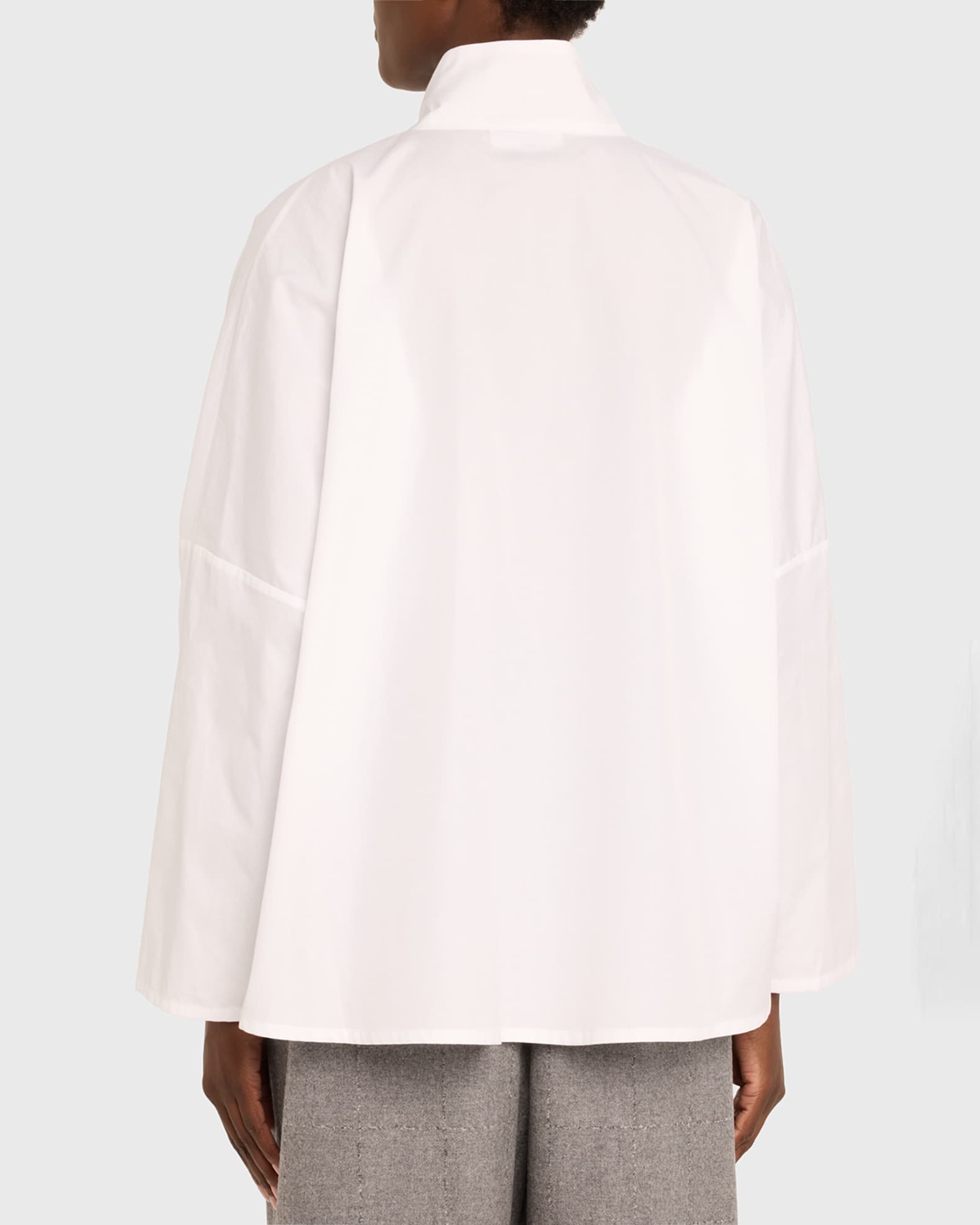 Eskandar Chinese Imperial Shirt with Chinese Collar (Mid Plus Length ...