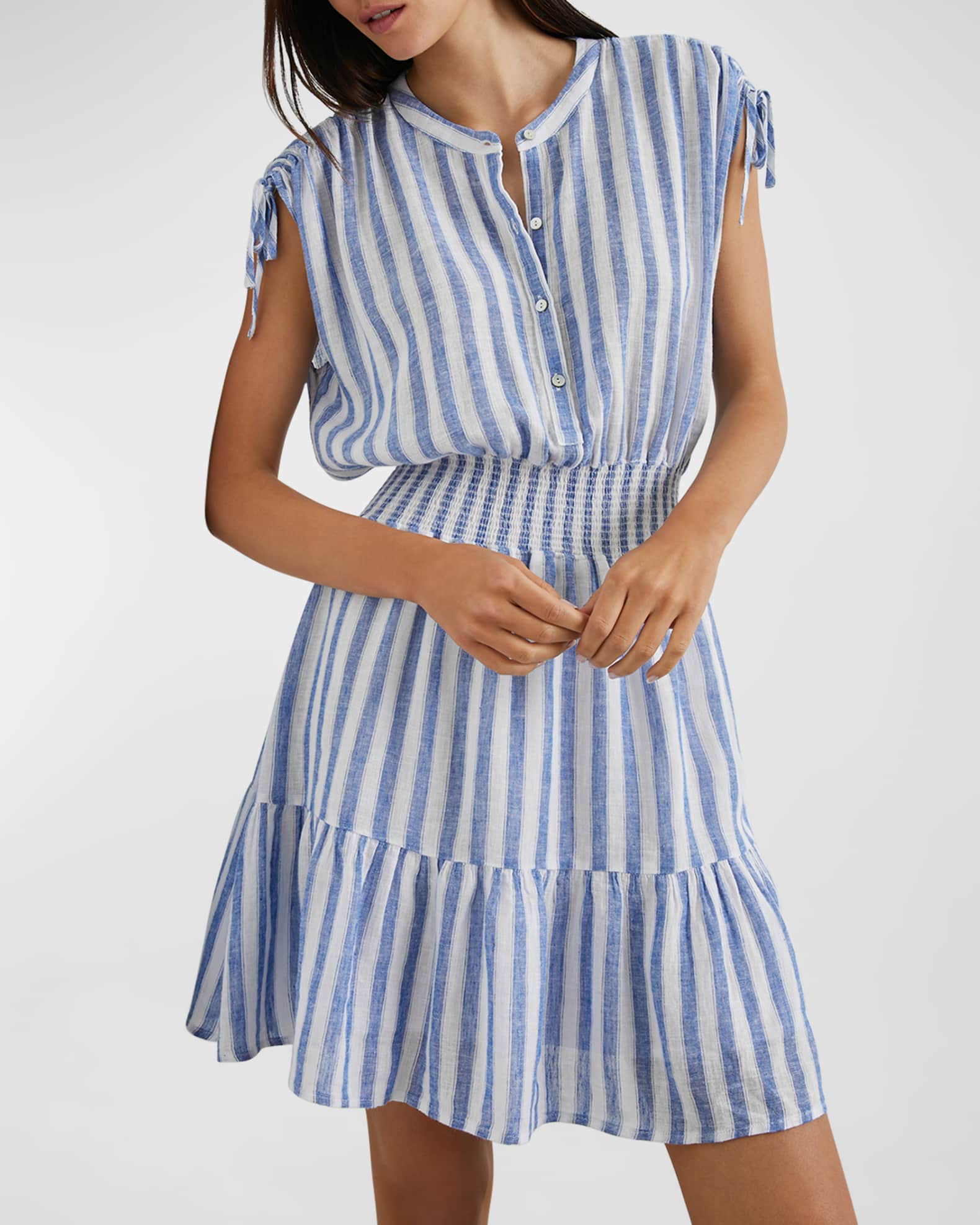 Rails Samina Striped Mini Dress | Neiman Marcus