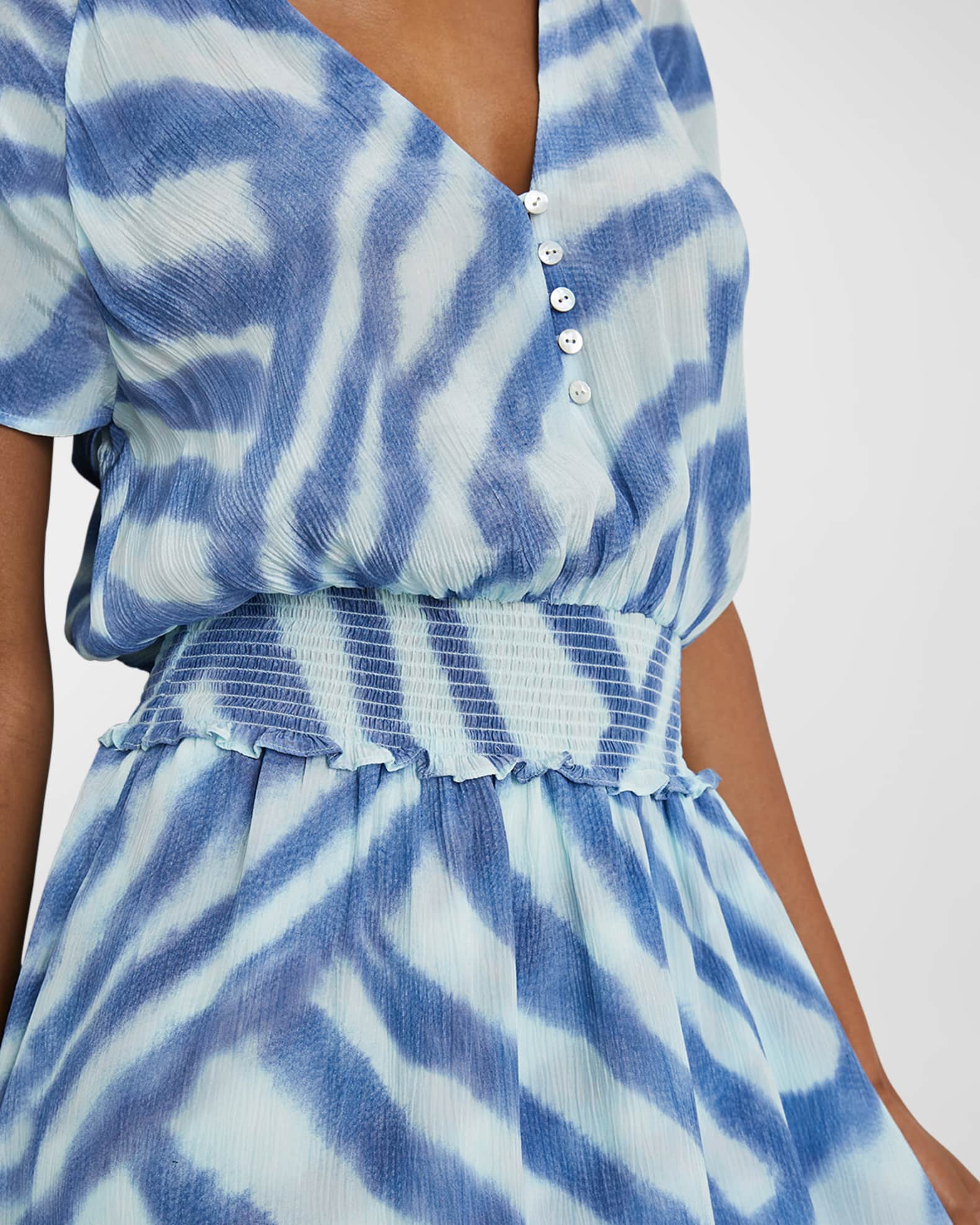 Rails Karla Watercolor Striped Mini Dress | Neiman Marcus