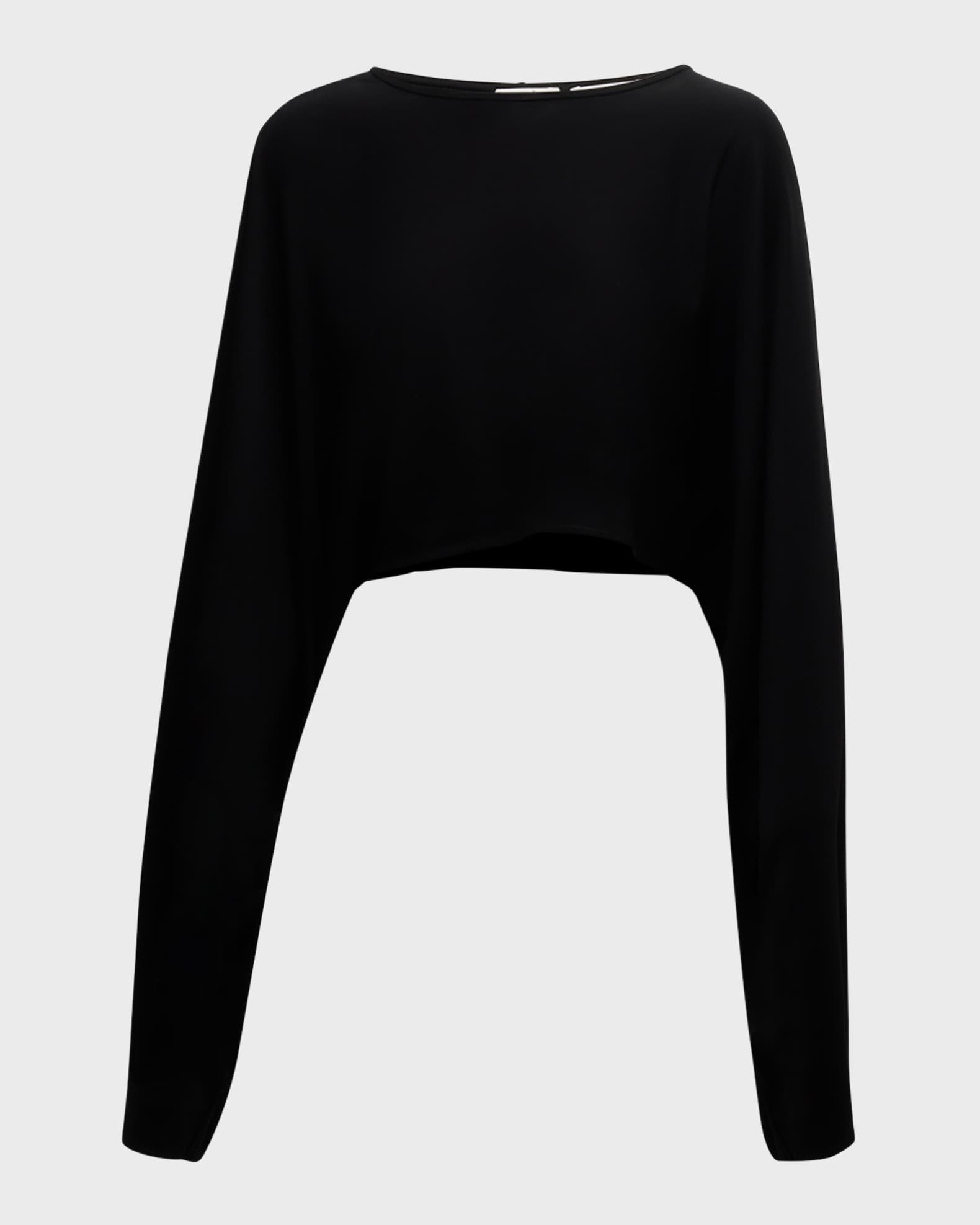BITE Studios Movere Long-Sleeve Crop Top | Neiman Marcus