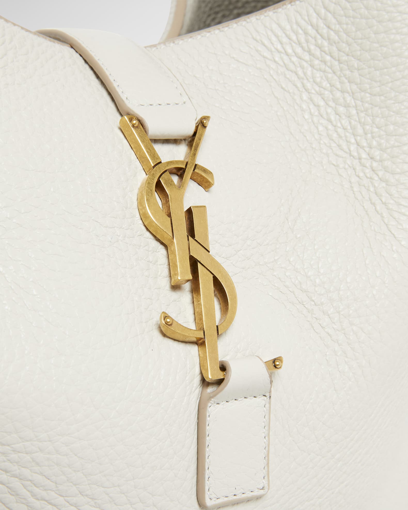 Saint Laurent Bea YSL Tote Bag in Leather | Neiman Marcus