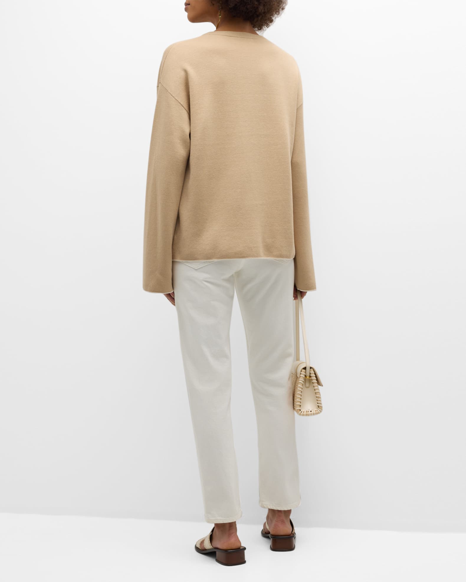 La Ligne Oversized Double-Faced Cashmere Sweater | Neiman Marcus