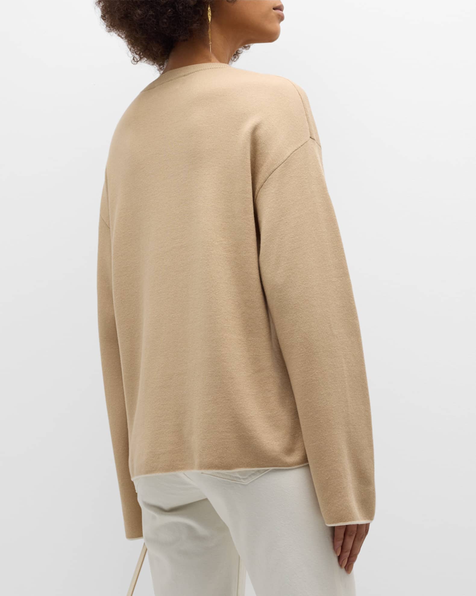 La Ligne Oversized Double-Faced Cashmere Sweater | Neiman Marcus