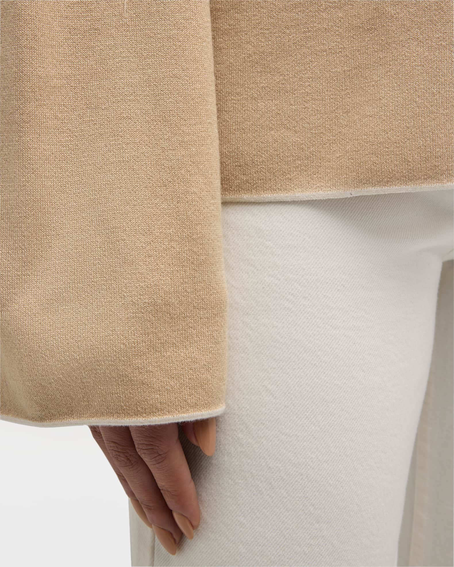 La Ligne Oversized Double-Faced Cashmere Sweater | Neiman Marcus