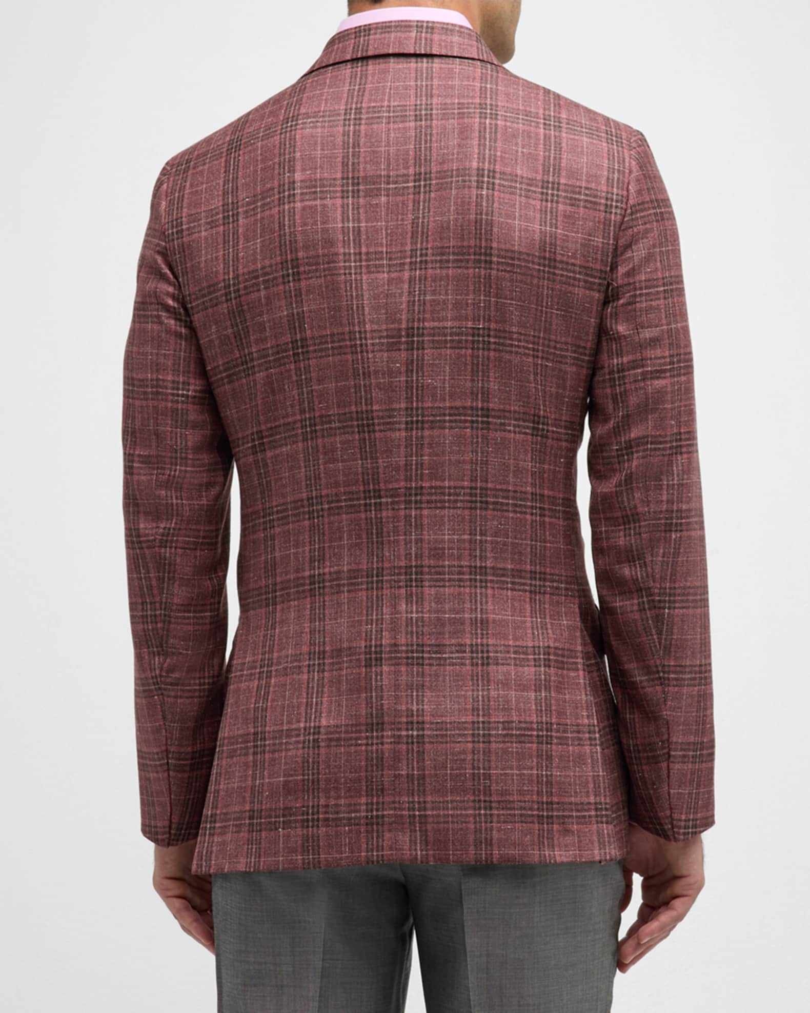 Isaia Men's Plaid Sport Coat | Neiman Marcus