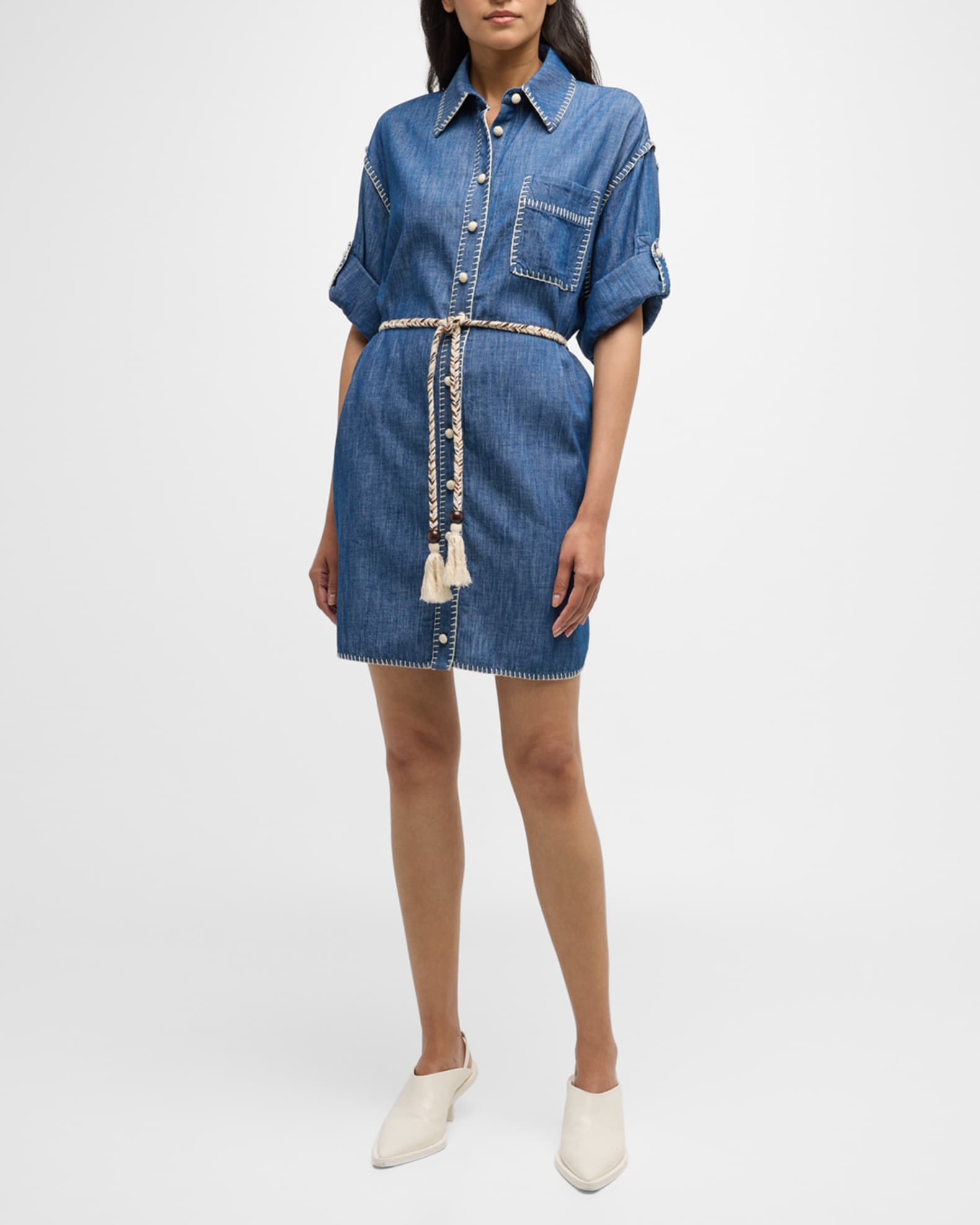 Zimmermann Denim Shirtdress | Neiman Marcus