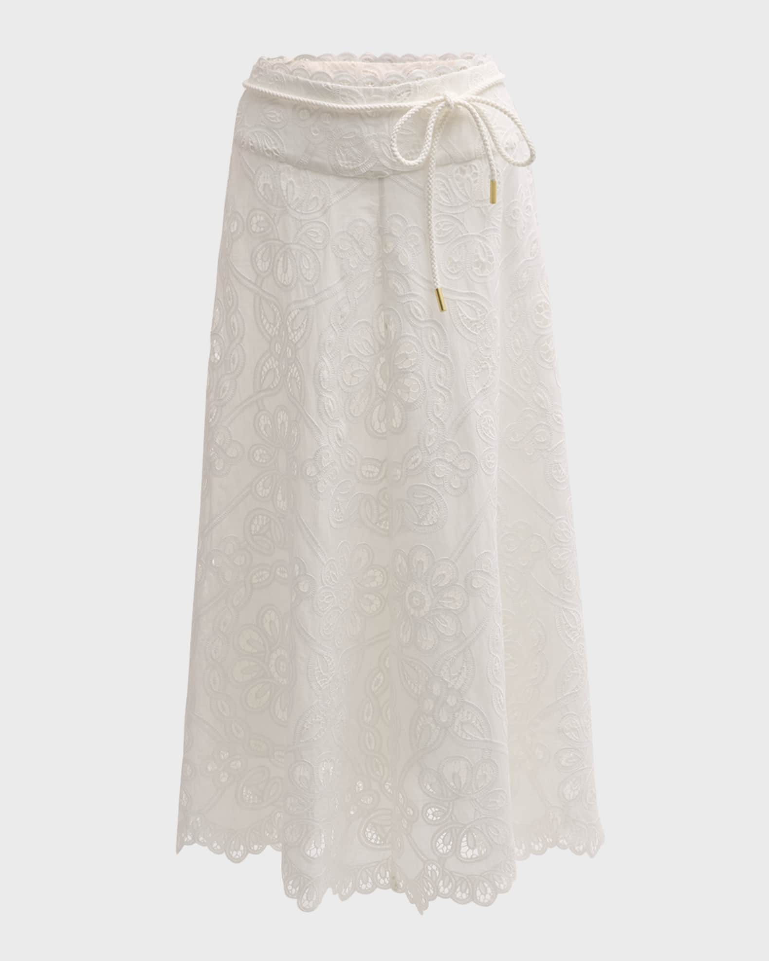 Zimmermann Ottie Flared Skirt | Neiman Marcus
