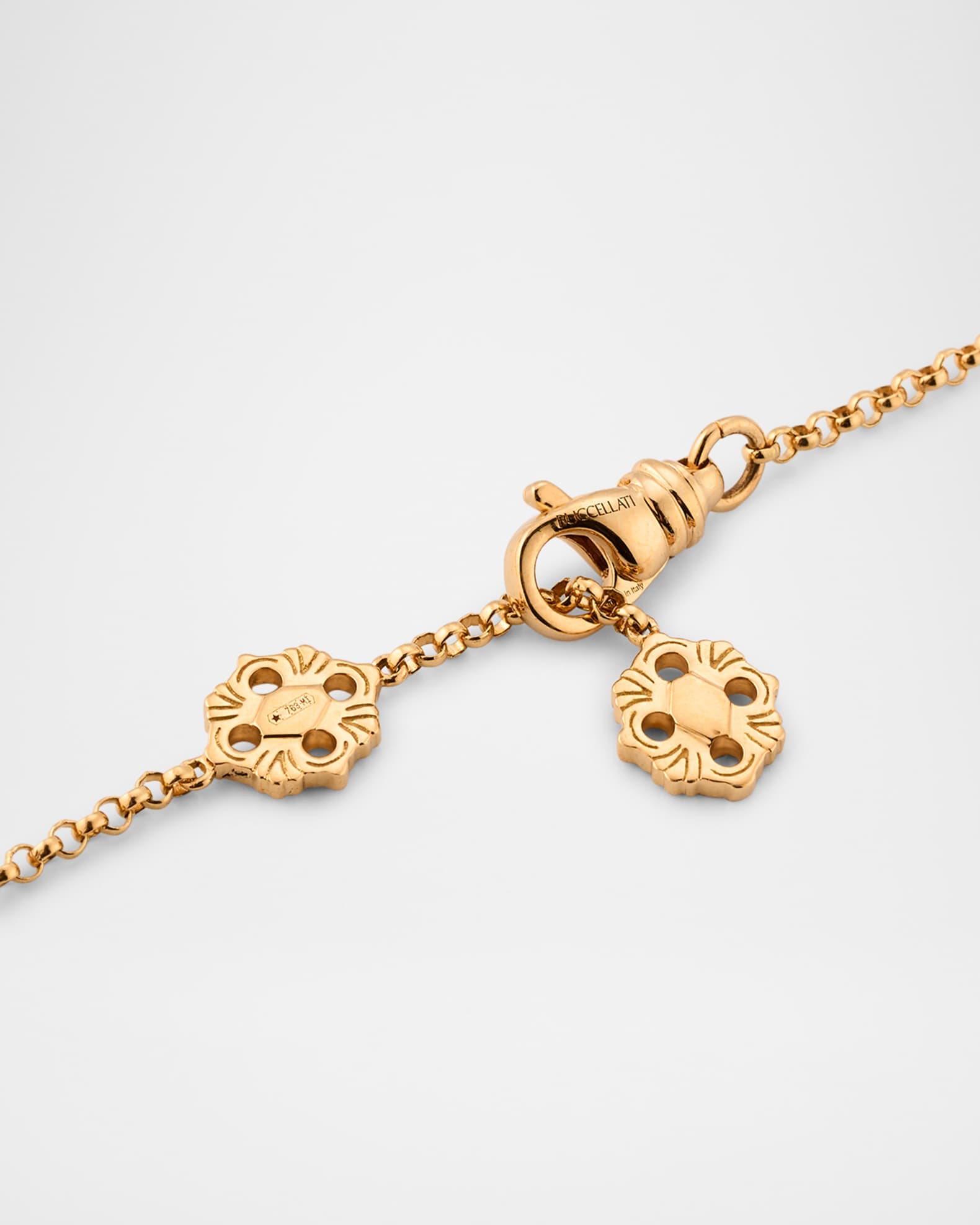 Buccellati 14K Yellow Gold Green Opera Tulle Pendant Necklace | Neiman ...