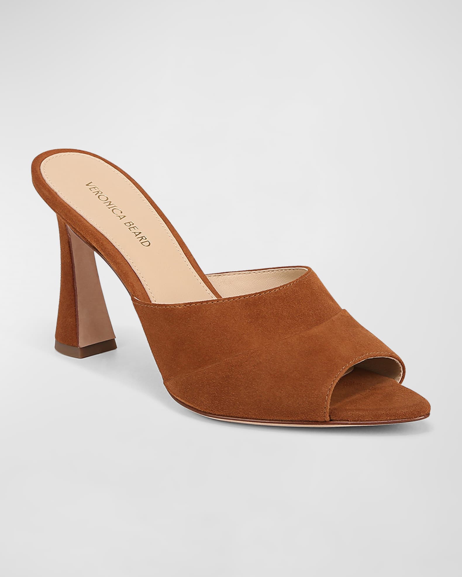 Veronica Beard Thora Suede Mule Sandals | Neiman Marcus