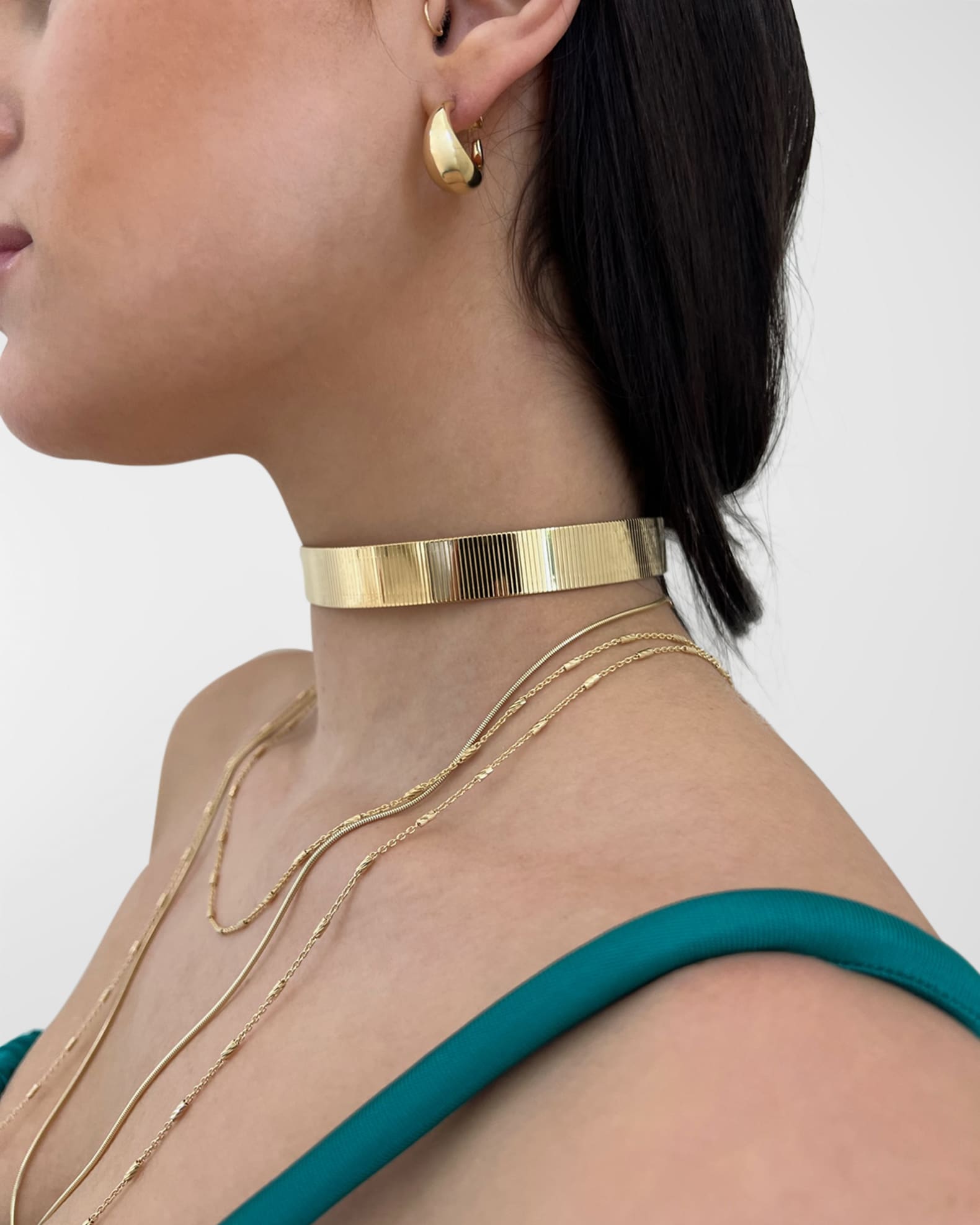 Jennifer Zeuner Shira Gold-Plated Earrings | Neiman Marcus