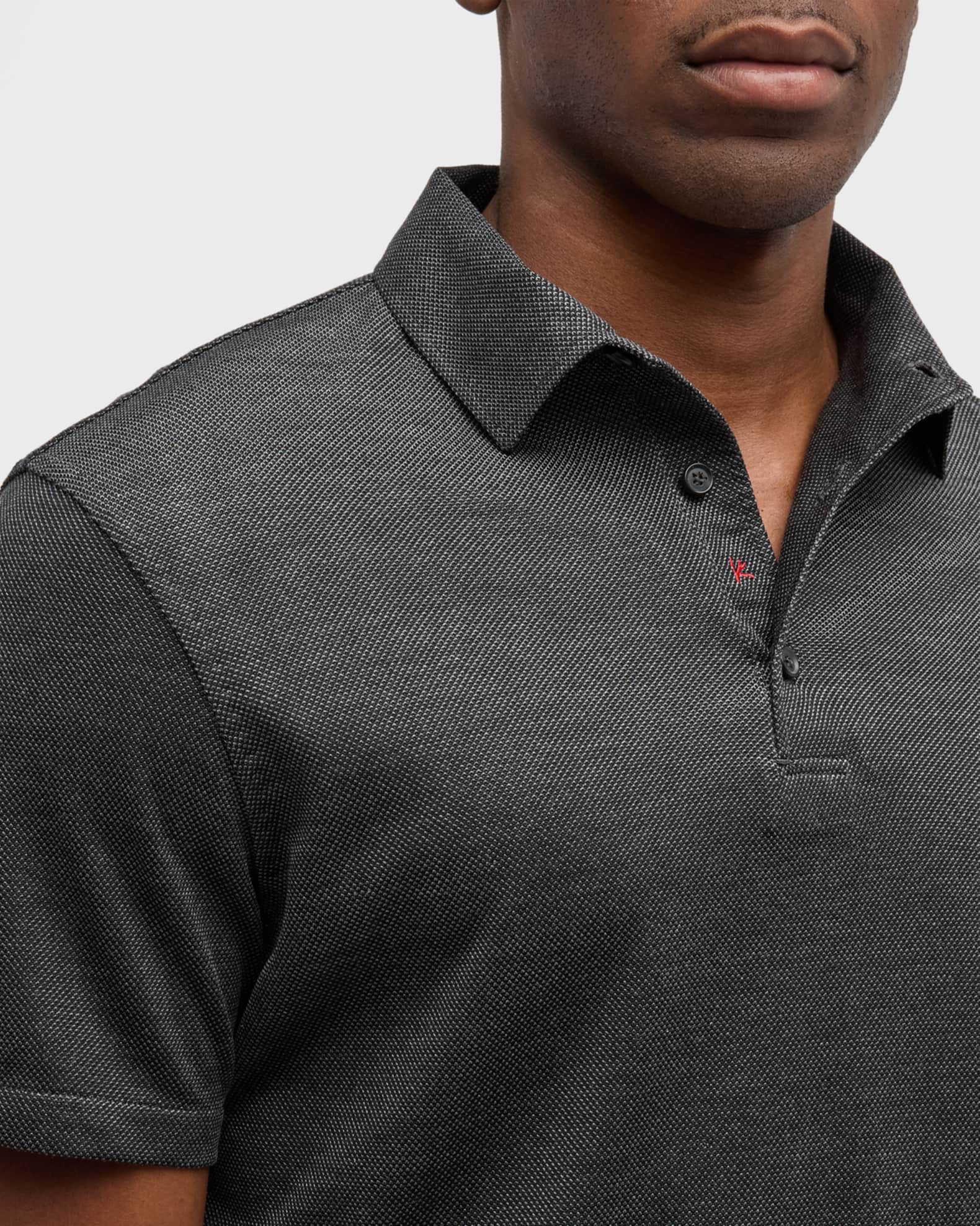 Isaia Men's Silk Polo Shirt | Neiman Marcus
