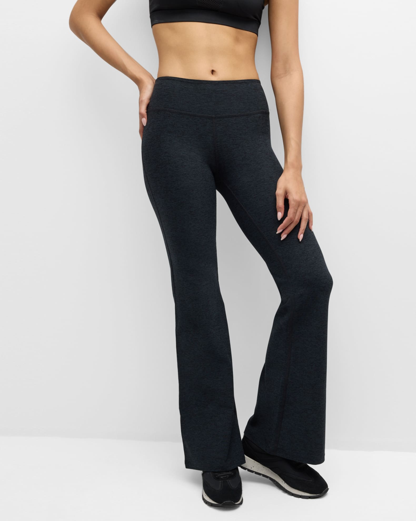 Beyond Yoga Spacedye 90s Low-Rise Flare Pants | Neiman Marcus