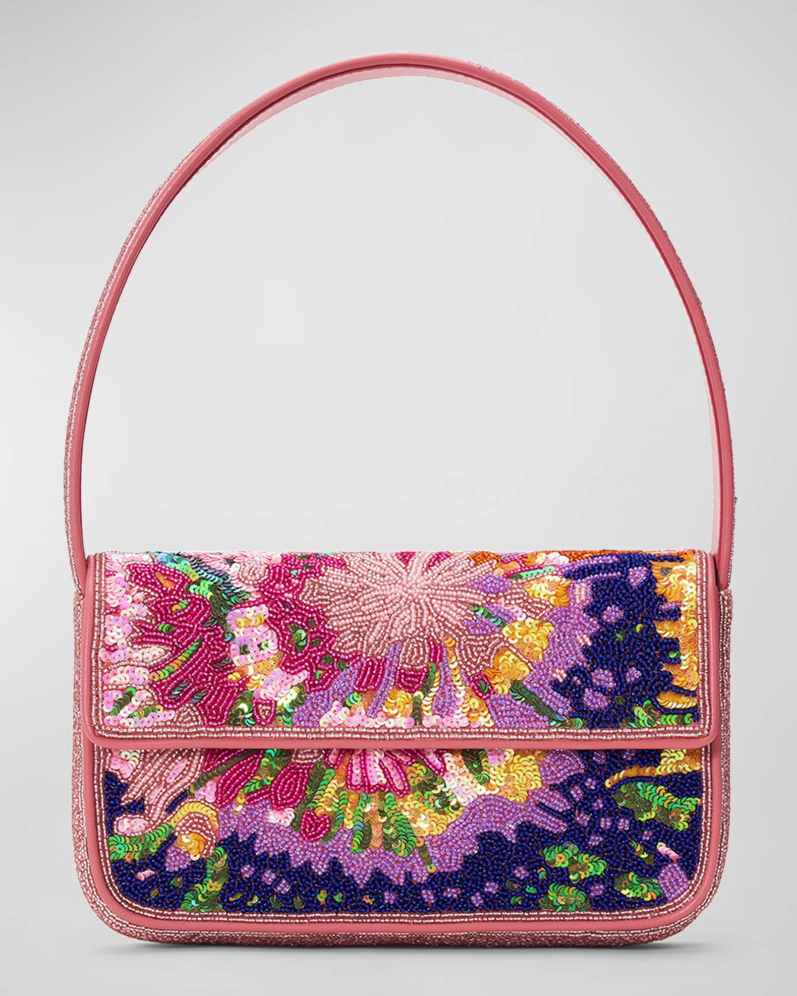 STAUD Tommy Beaded Shoulder Bag | Neiman Marcus