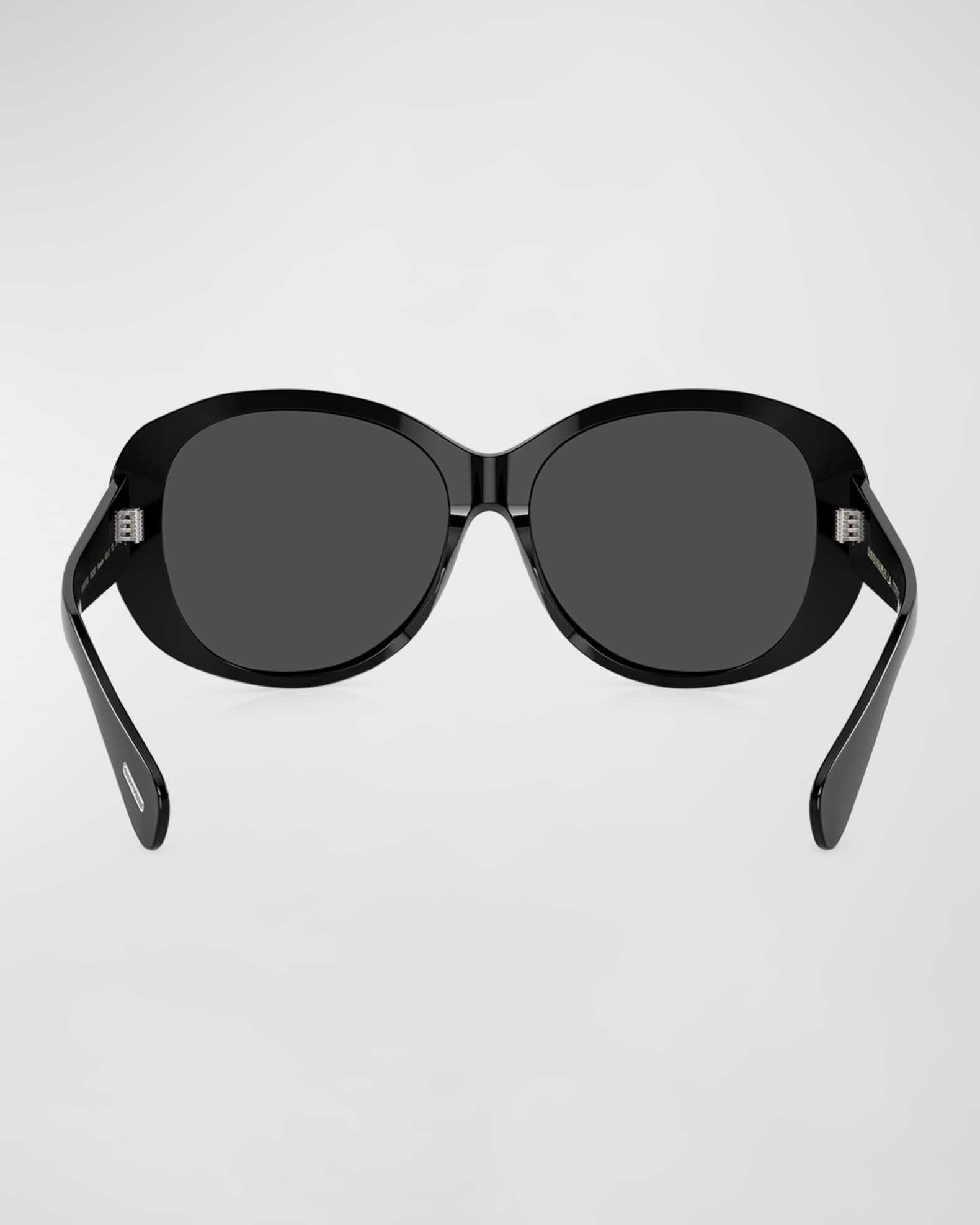 Oliver Peoples Maridan Acetate & Plastic Round Sunglasses | Neiman Marcus