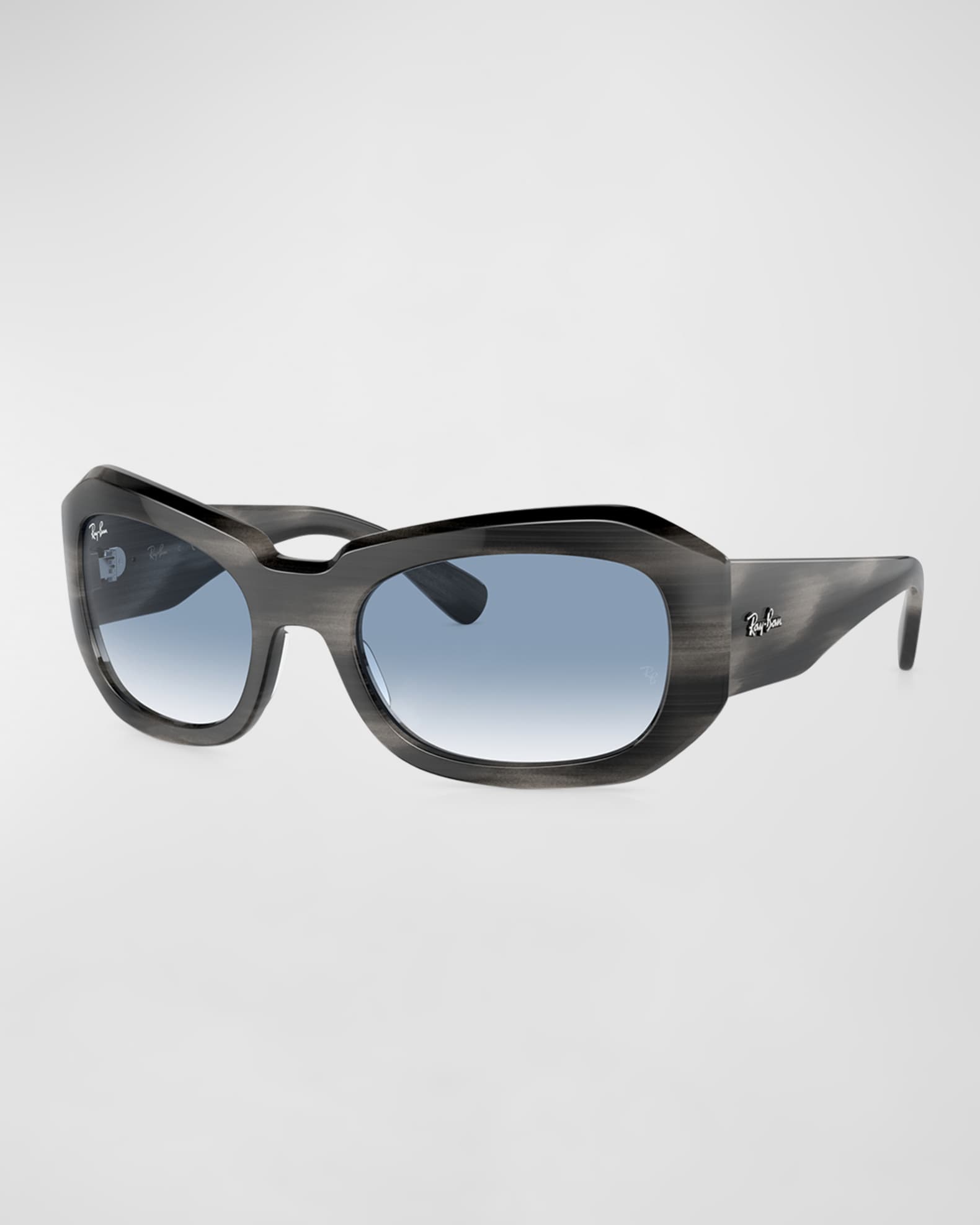 Ray-Ban Beate Propionate Wrap Sunglasses, 56mm | Neiman Marcus