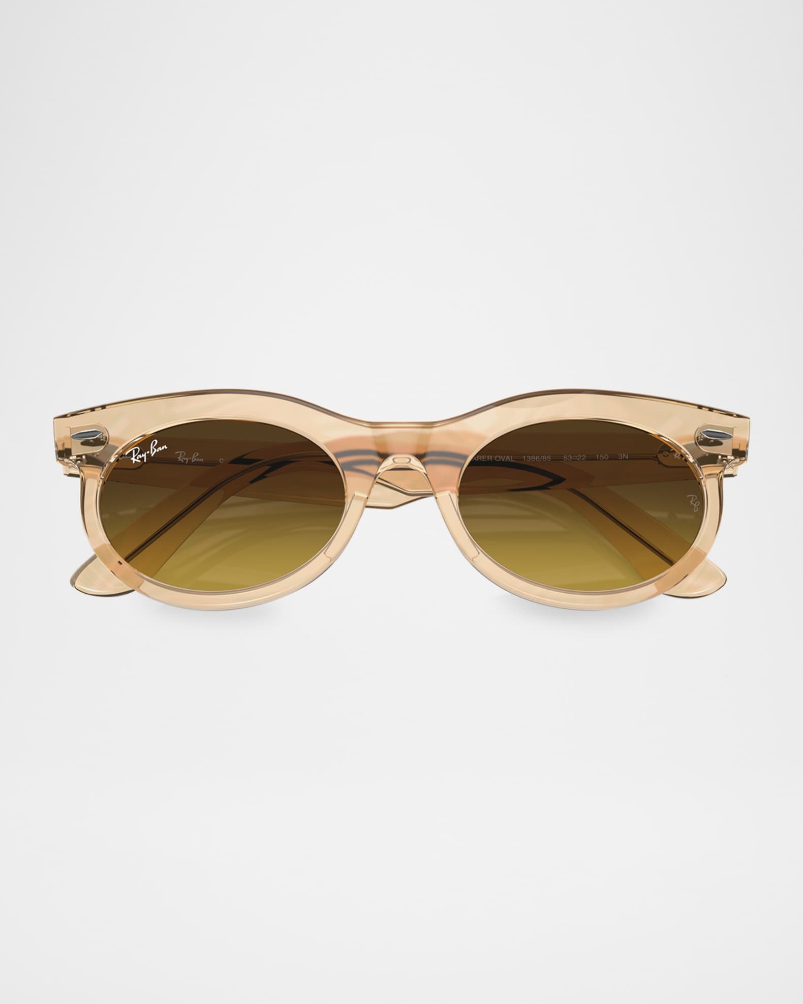 Ray-Ban Wayfarer Oval Gradient Propionate Sunglasses, 53mm | Neiman Marcus