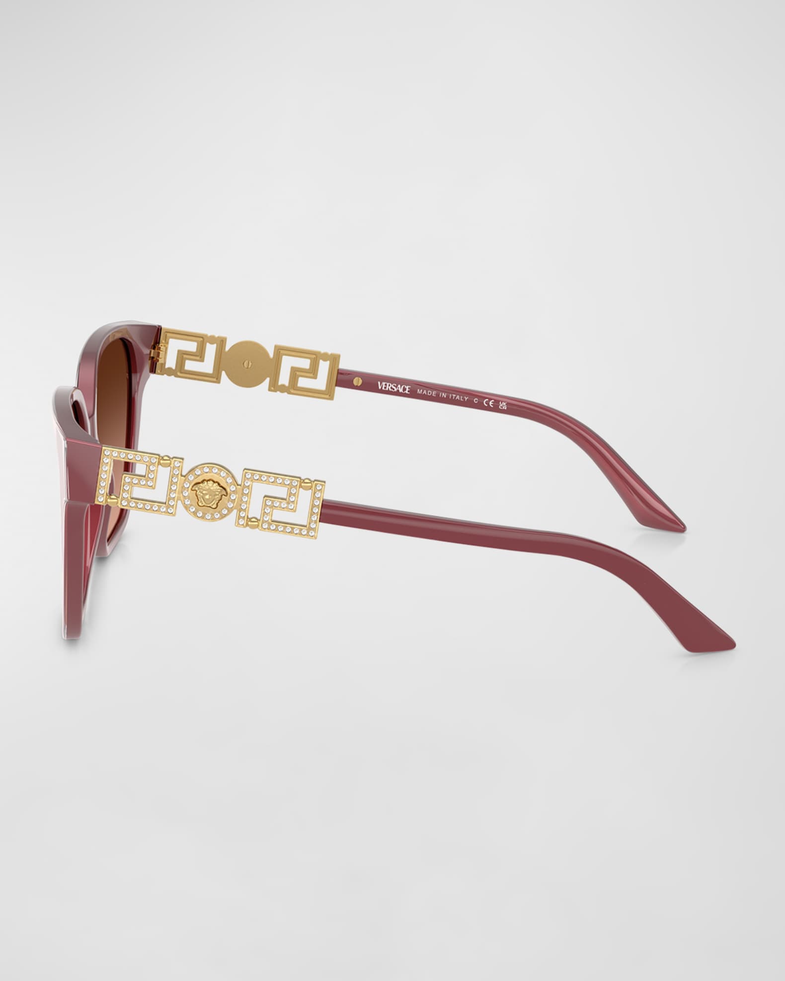 Versace Gradient Mixed-Media Butterfly Sunglasses | Neiman Marcus