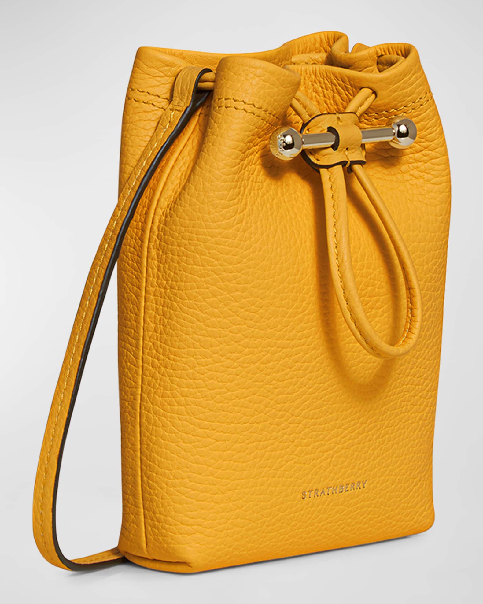 STRATHBERRY Osette Drawstring Pouch Crossbody Bag | Neiman Marcus