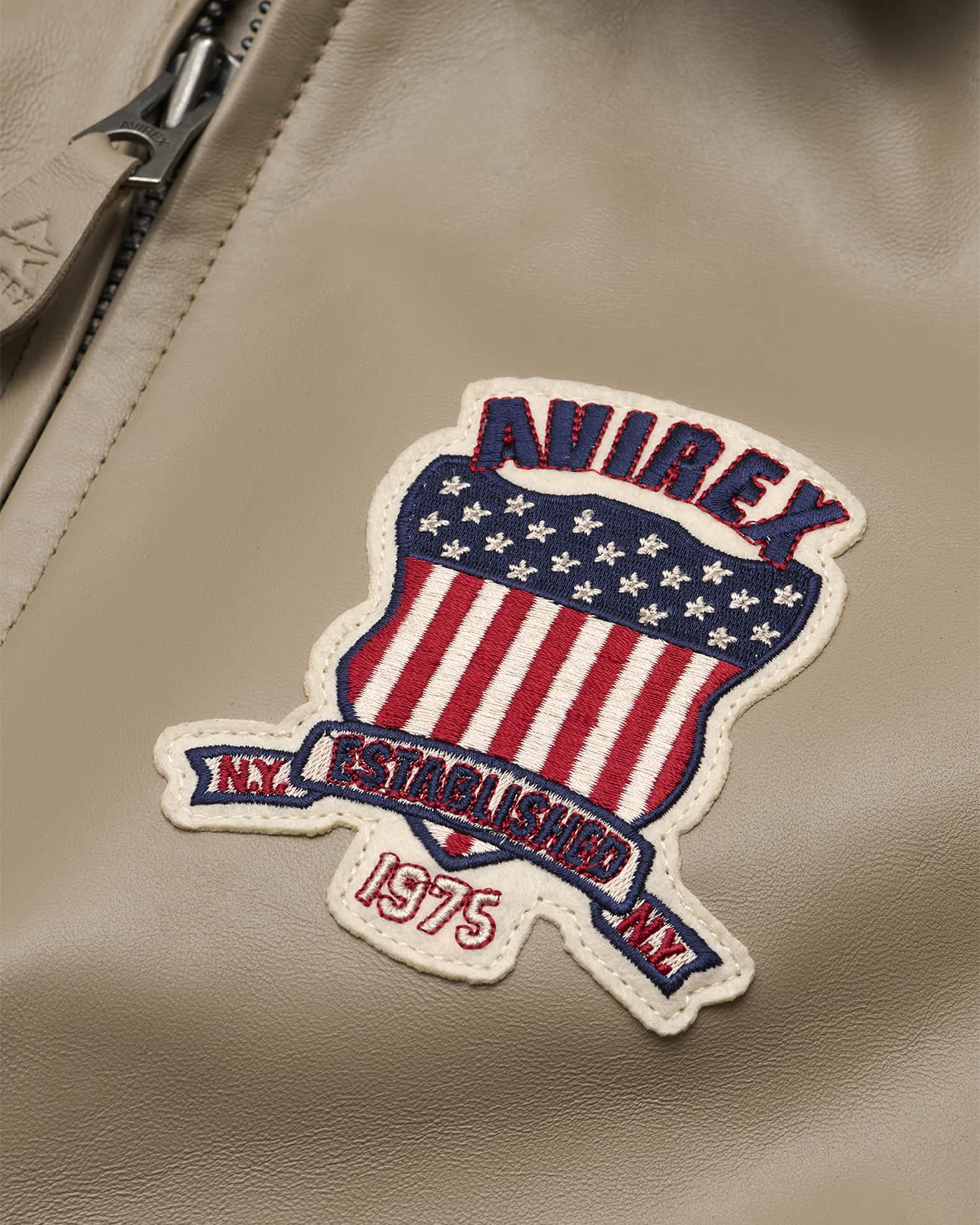 AVIREX Men's Fashion Icon Leather Bomber Jacket | Neiman Marcus