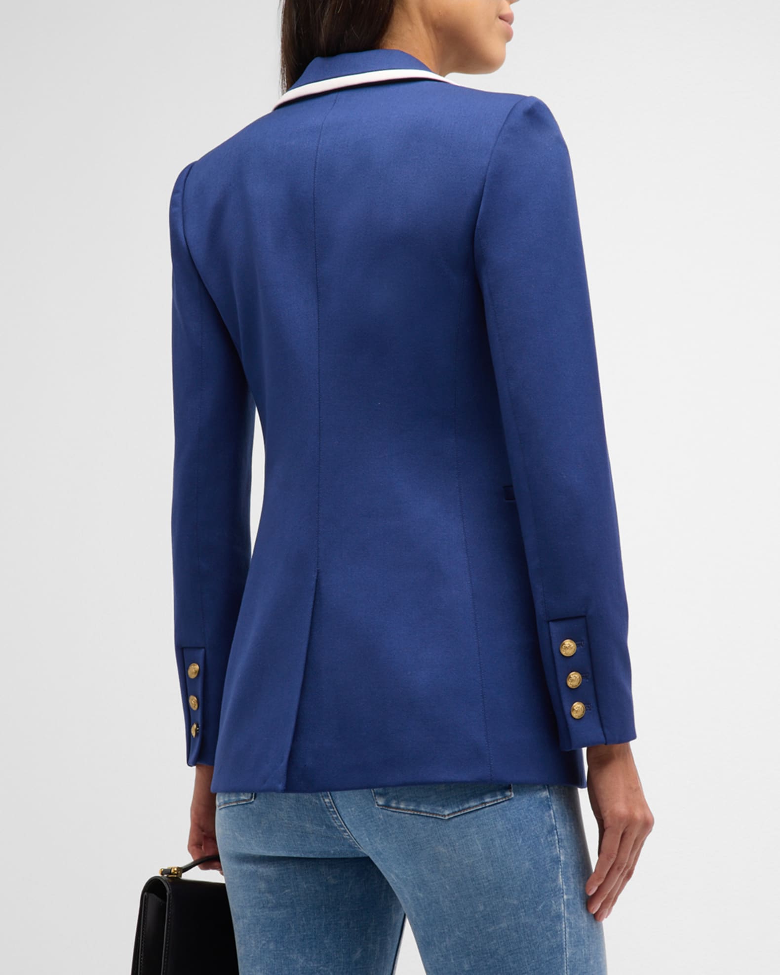 Alice + Olivia Breann Fitted Two-Button Blazer | Neiman Marcus Alice + Olivia Breann Fitted Two-Button Blazer | Neiman Marcus