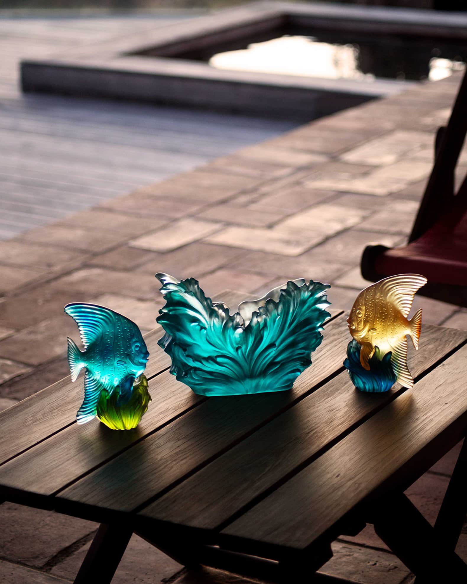 Daum Maya Medium Seashell Vase | Neiman Marcus