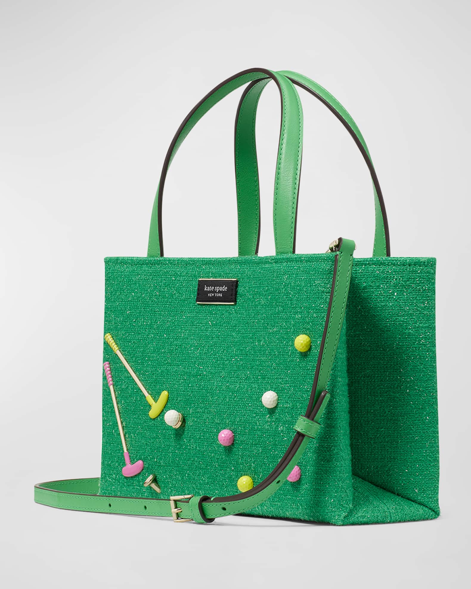 kate spade new york sam icon small golf tote bag | Neiman Marcus