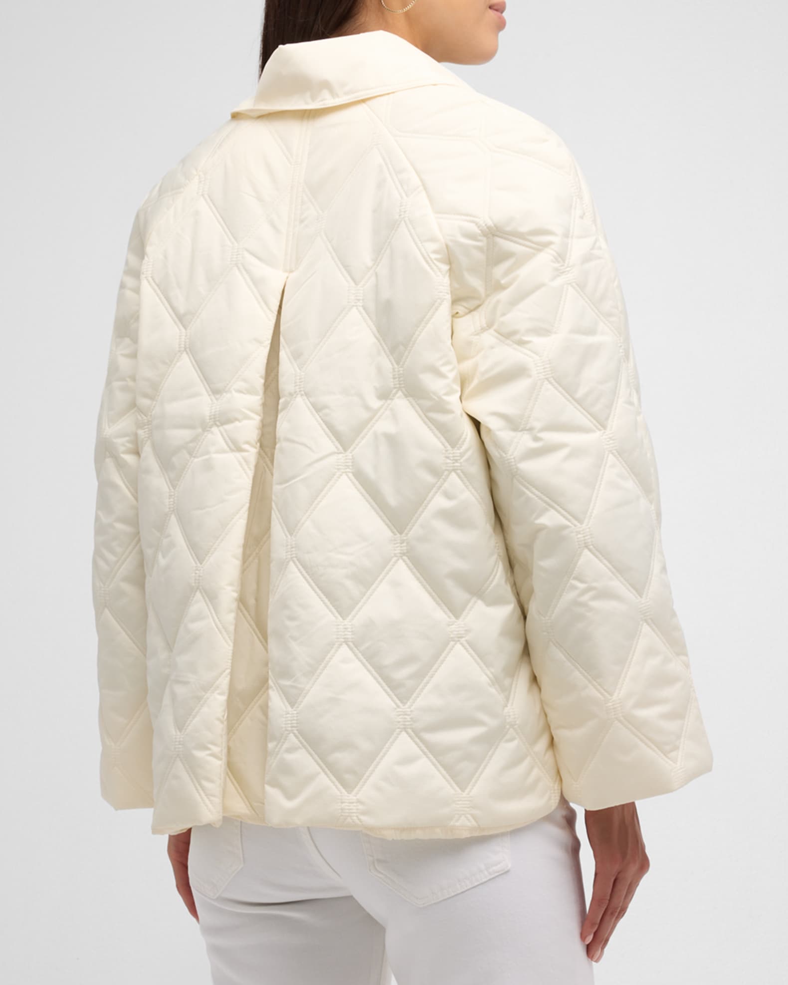 Ganni Quilted Ripstop Jacket | Neiman Marcus