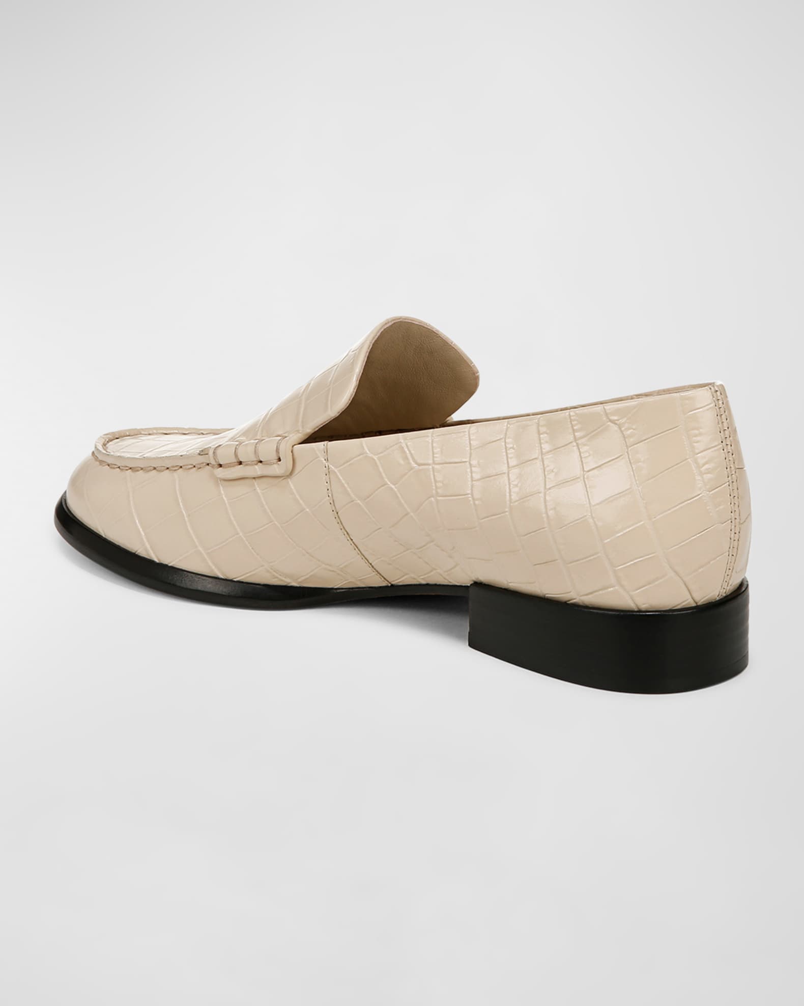 Vince Naomi Croco Embossed Loafers | Neiman Marcus