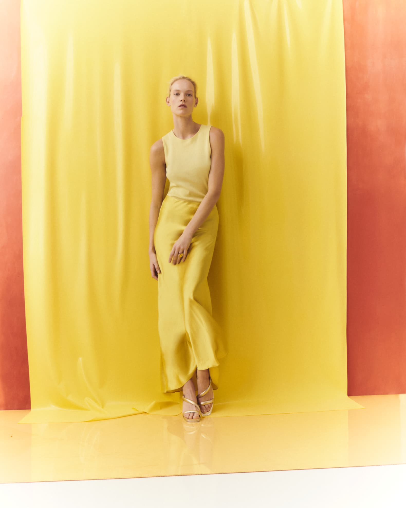 Vince Cotton Rib Shell Top | Neiman Marcus